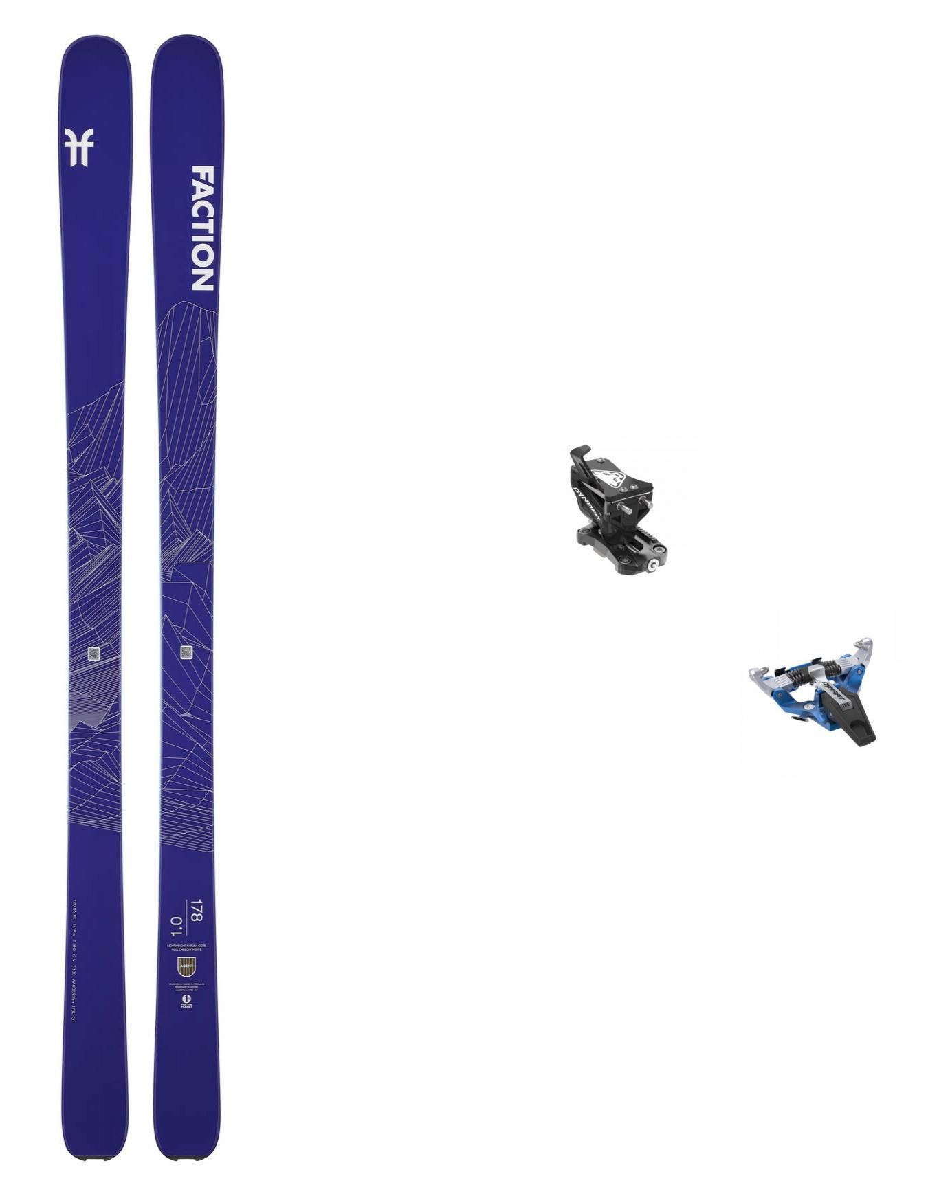 Faction Freeride Ski Set Agent 1.0 2022 Men's ski touring sets : Snowleader