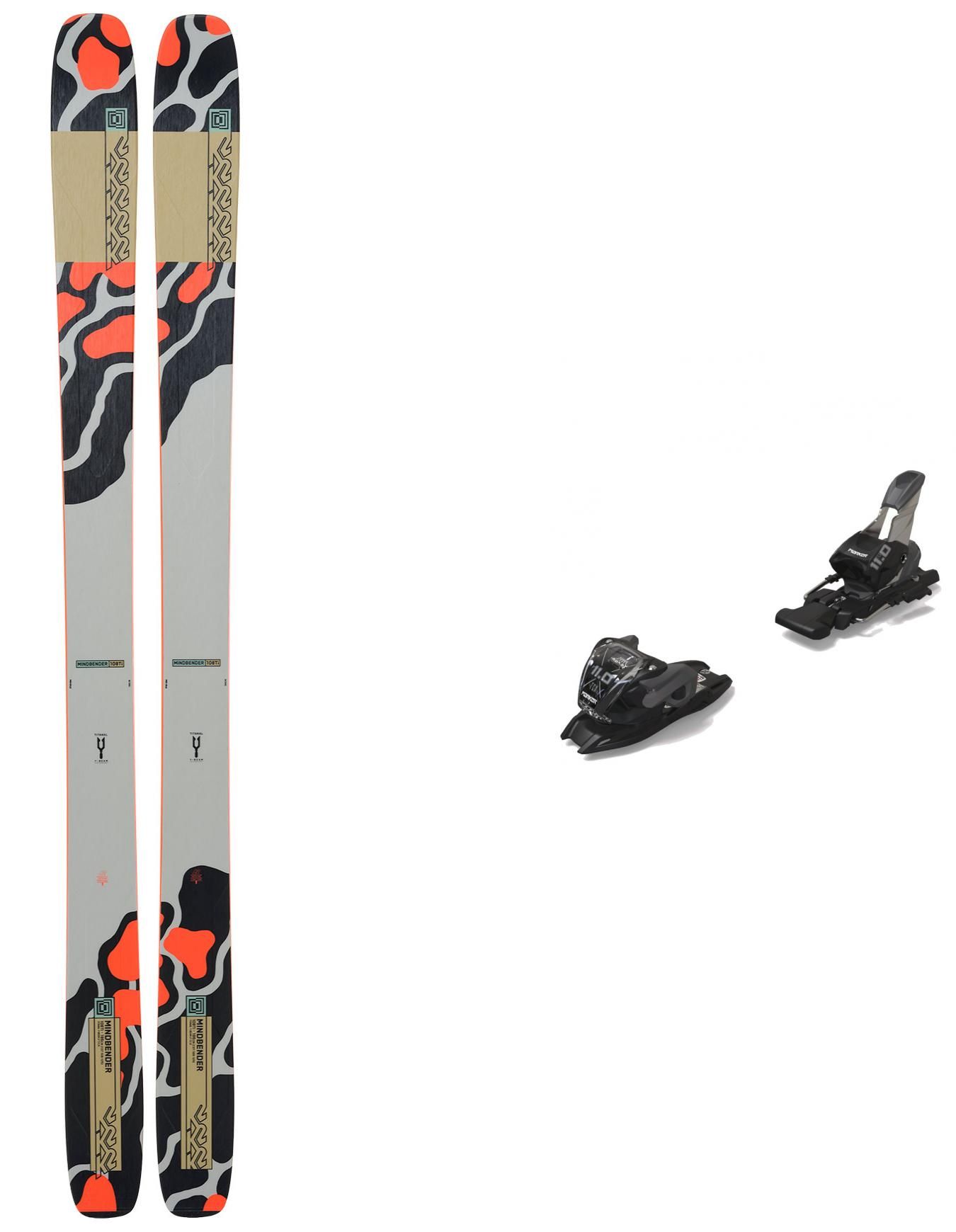 K2 Downhill ski set Mindbender 108Ti 2024 Men's ski sets : Snowleader