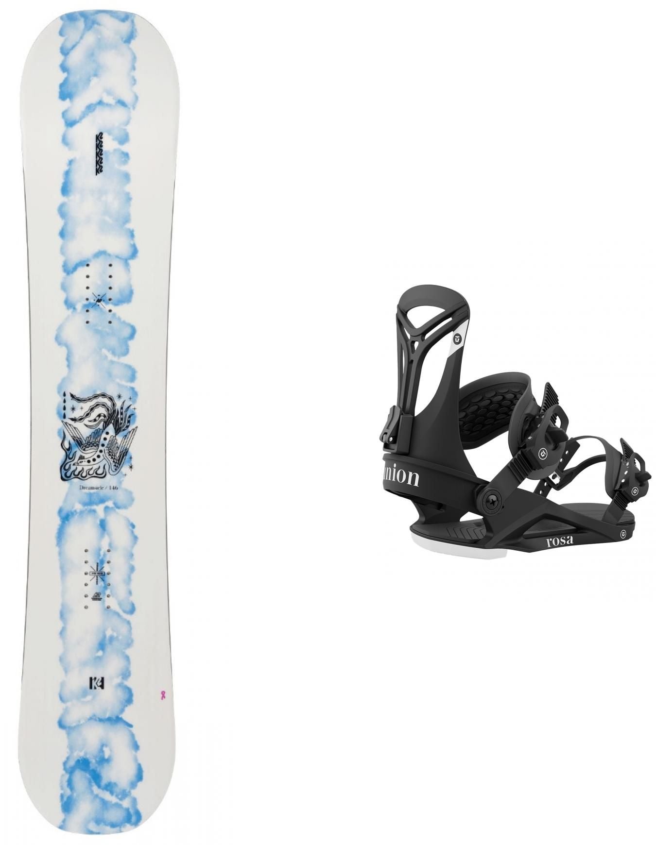 K2 Snowboard Snowboard set Dreamsicle 2024 Women's snowboard sets ...