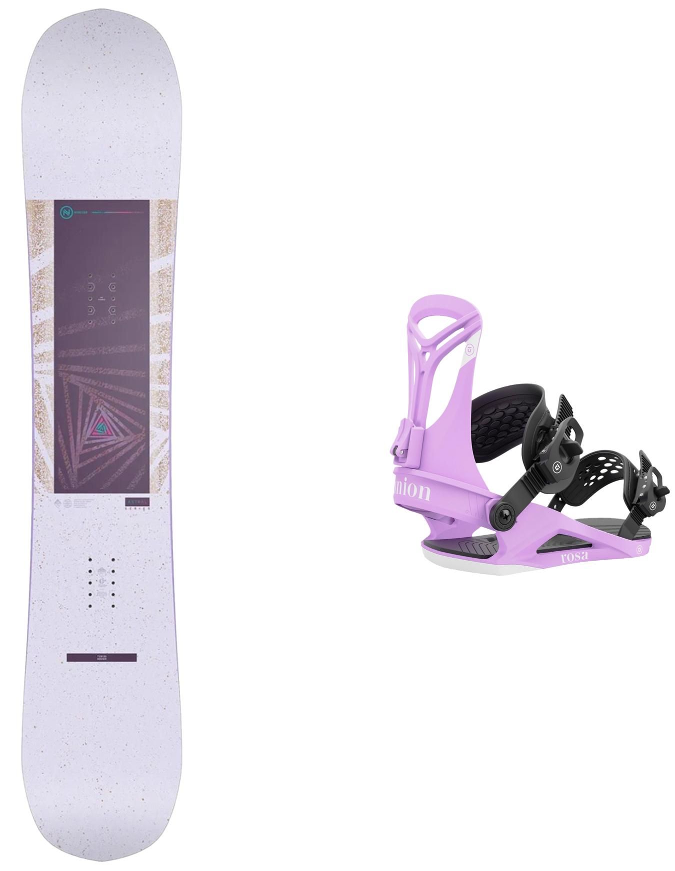 Nidecker Pack Astral 2025 Women's snowboard sets : Snowleader