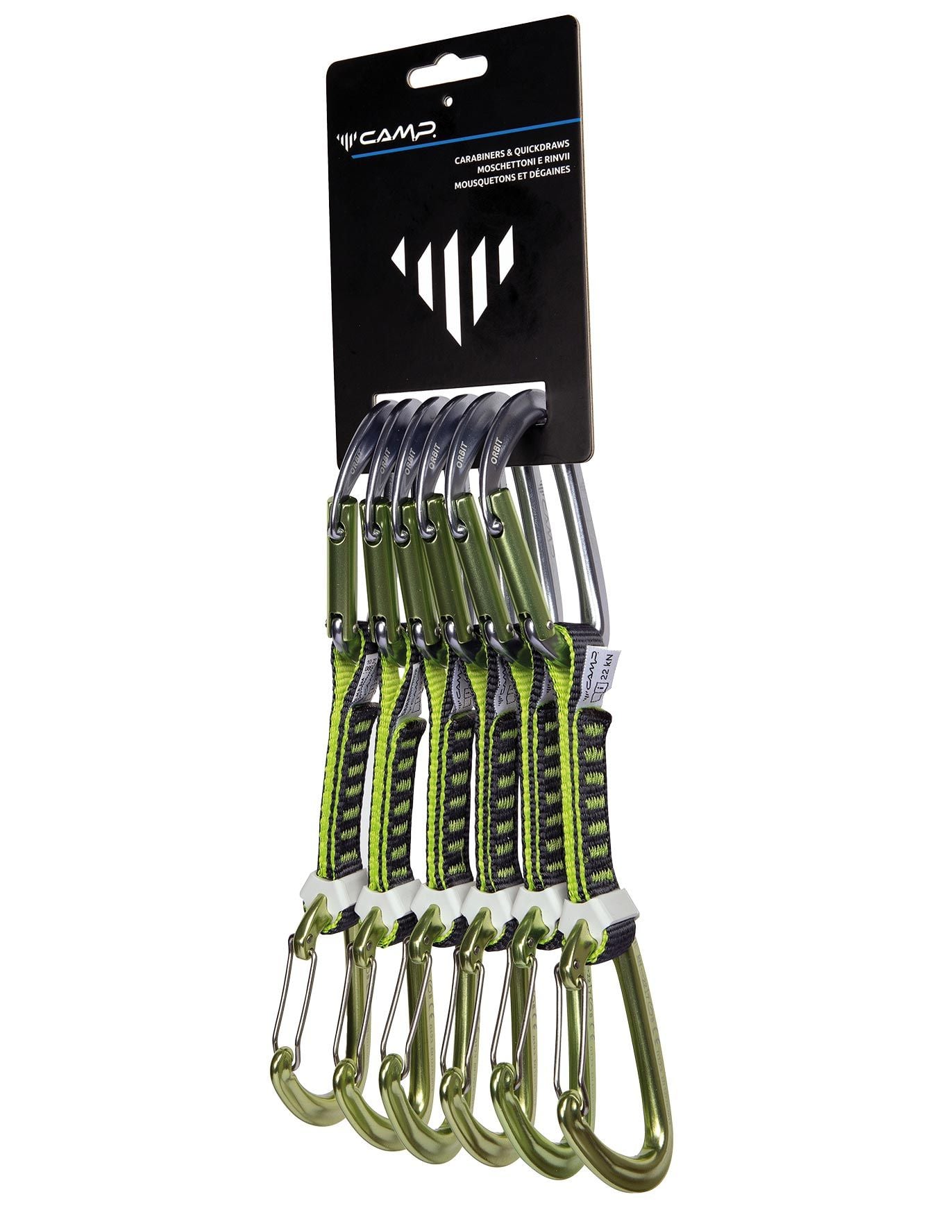 Camp Orbit Mixed Express KS 12 Cm 6 Pack Klettern-Quickdraw : Snowleader