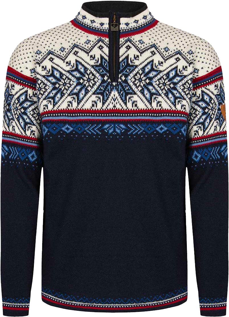 Dale of Norway Vail Sweater Midnight/Red Rose/Off White Pullovers ...