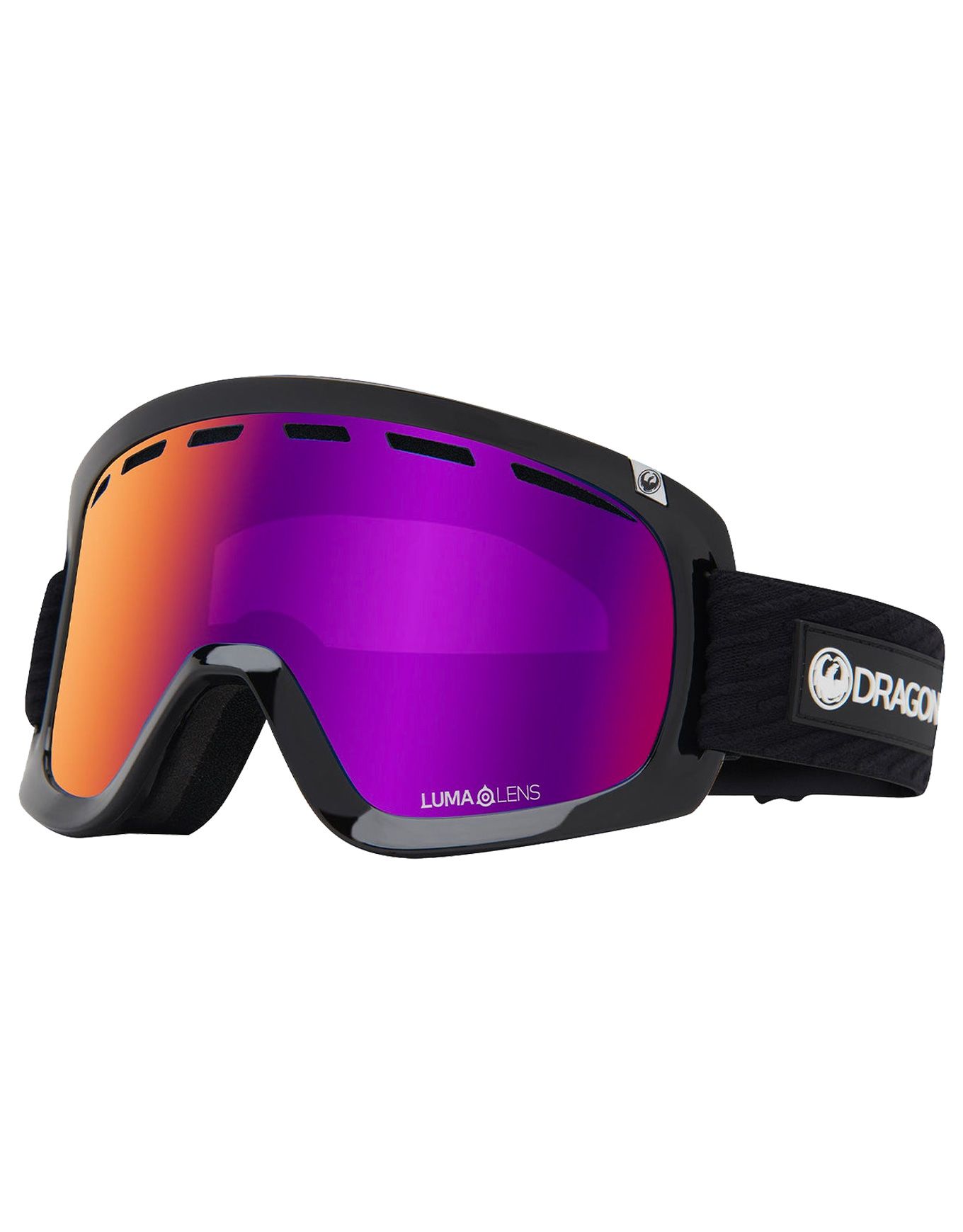 Dragon D1 OTG Icon Purple - Lumalens Purple Ion + Lumalens Amber Ski ...