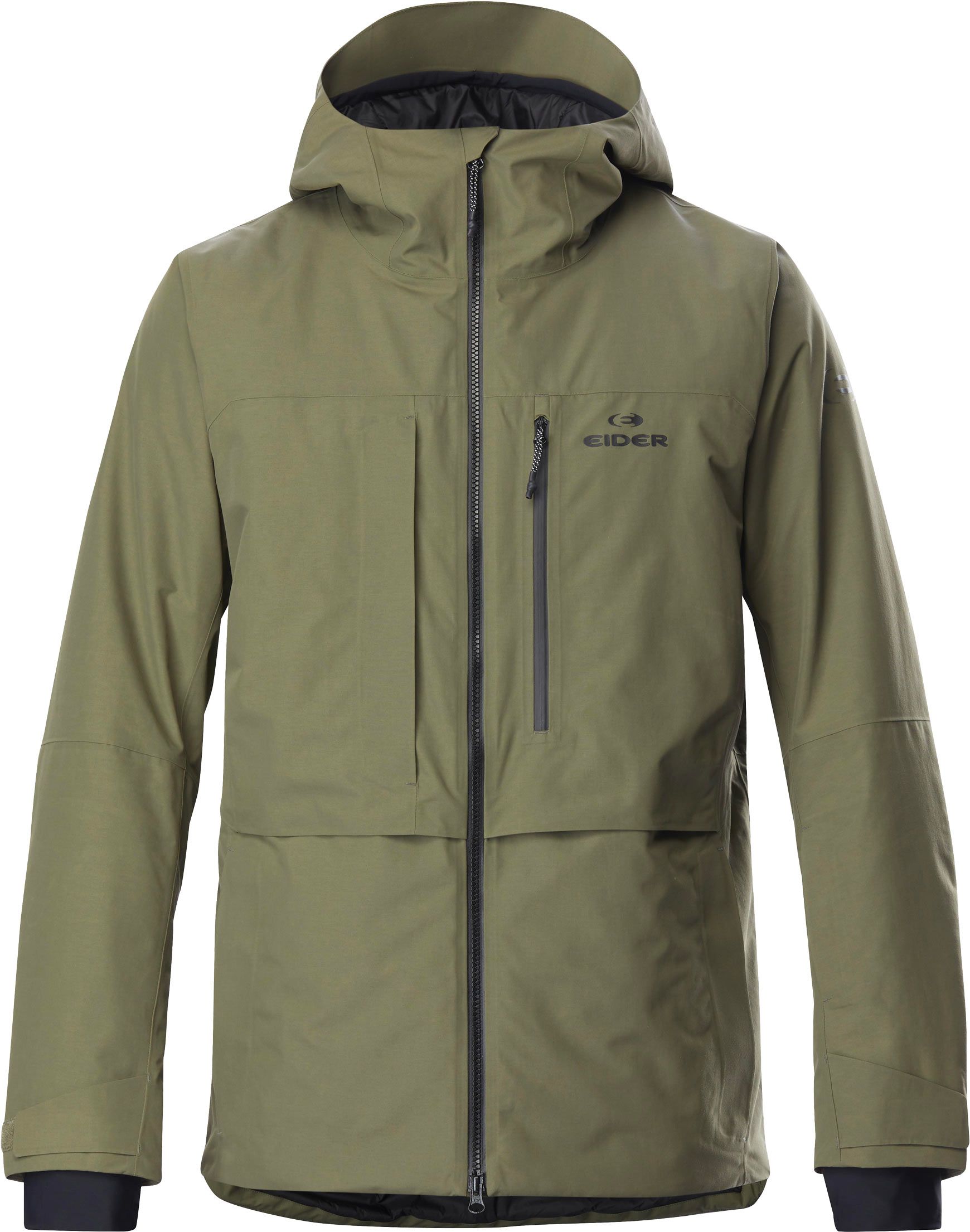 Eider M Eclipse 2L Gore Tex Insulated Jkt Khaki Ski jackets : Snowleader