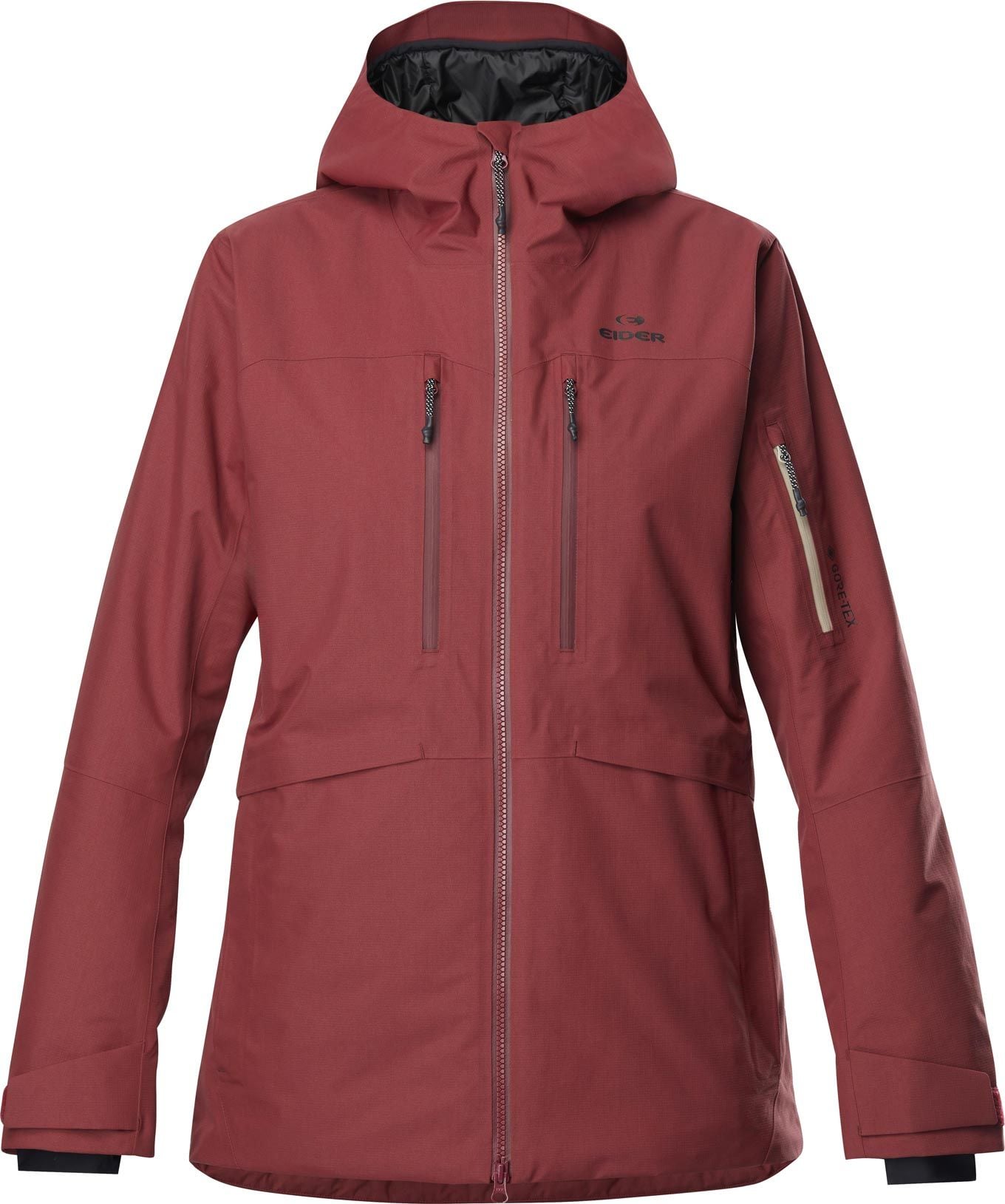 Eider W Ayas Gore Tex Insulated Jkt Carmin Women's ski jackets : Snowleader