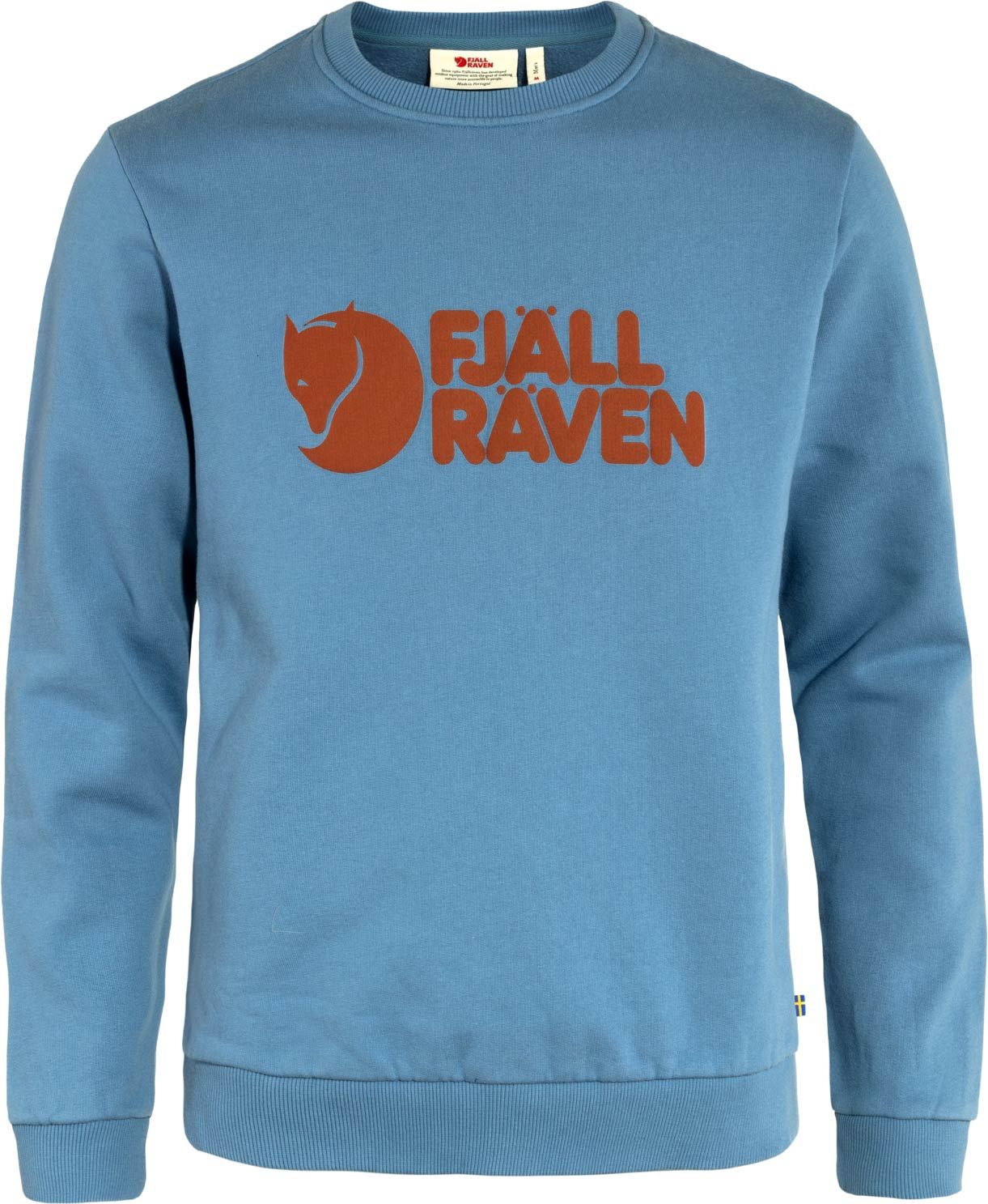 Fjall Raven Fjällräven Logo Sweater M Dawn Blue Sweatshirts : Snowleader