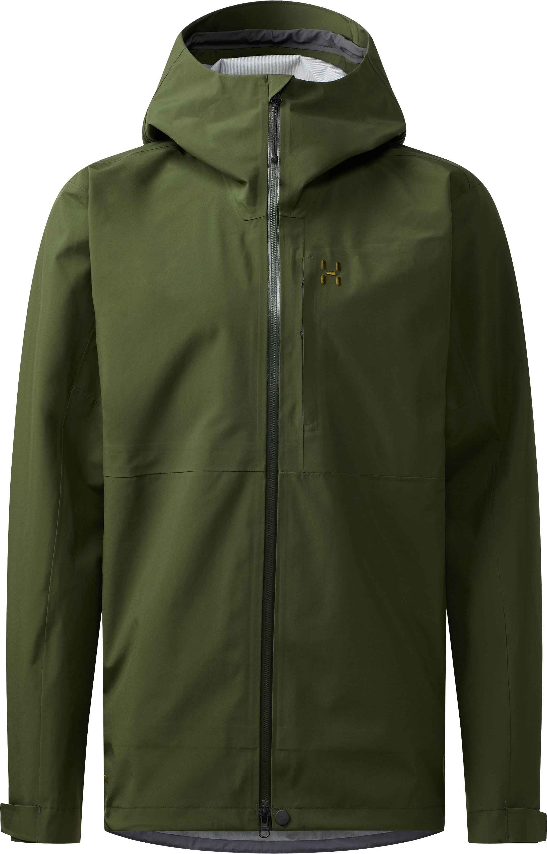 Haglöfs Front Proof II Jacket M Seaweed Green Walking Jackets : Snowleader