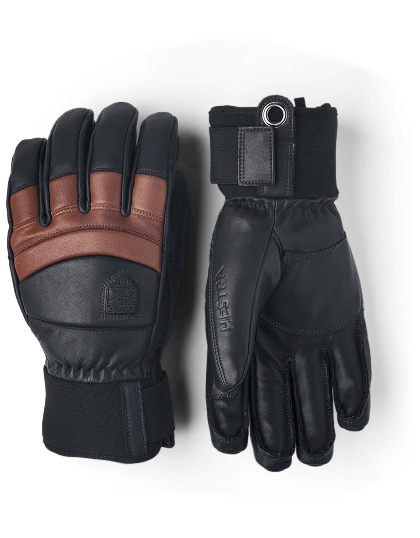 Hestra Fall Line Glove Navy/Brown Gants de ski : Snowleader