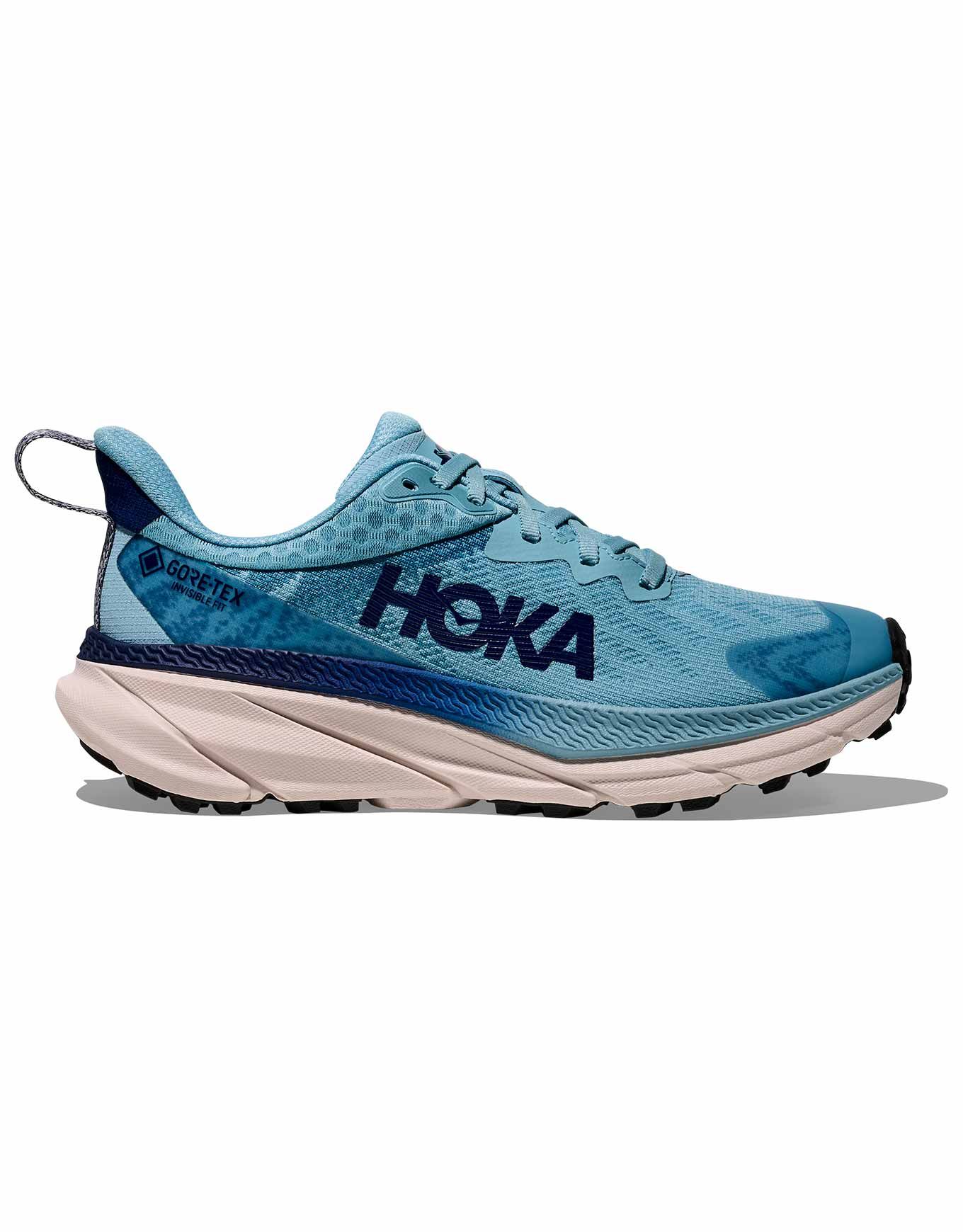 Hoka Challenger 7 GTX W Raindrop/Grout Women's Trail Running Shoes ...
