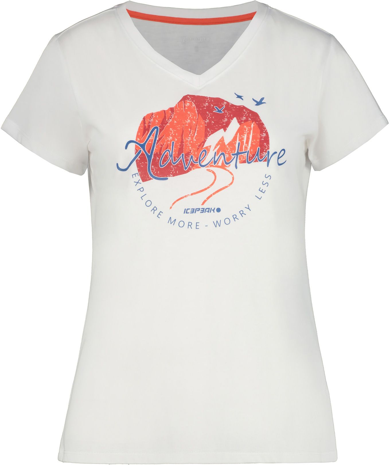 Icepeak Beaune T-Shirt Optical White Wander-T-shirts Damen : Snowleader