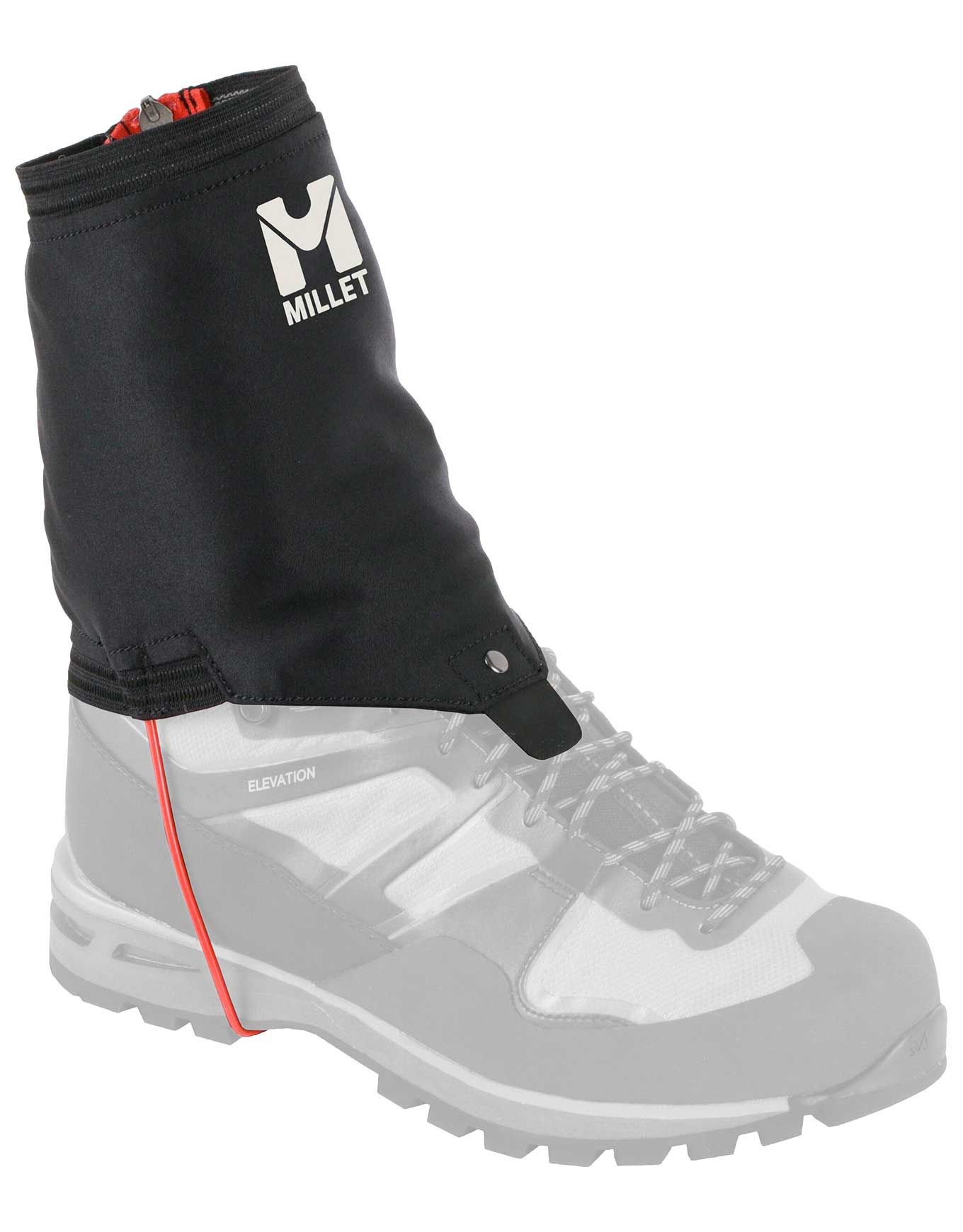 Millet Elevation Gaiters Dryedge Black/Black Gaiters : Snowleader