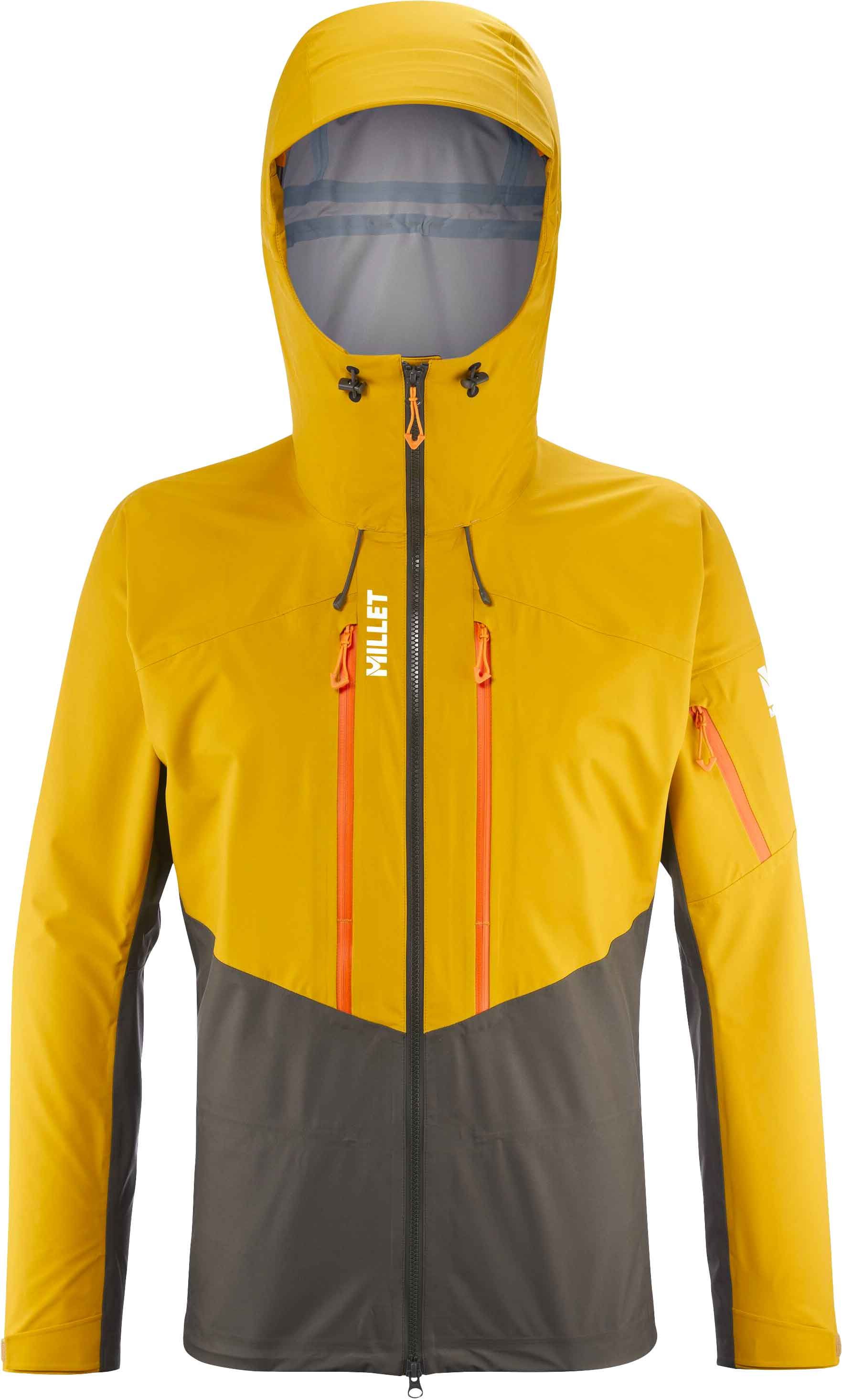 Millet M White 3L Jkt M Deep Jungle/Safran Ski touring jackets : Snowleader