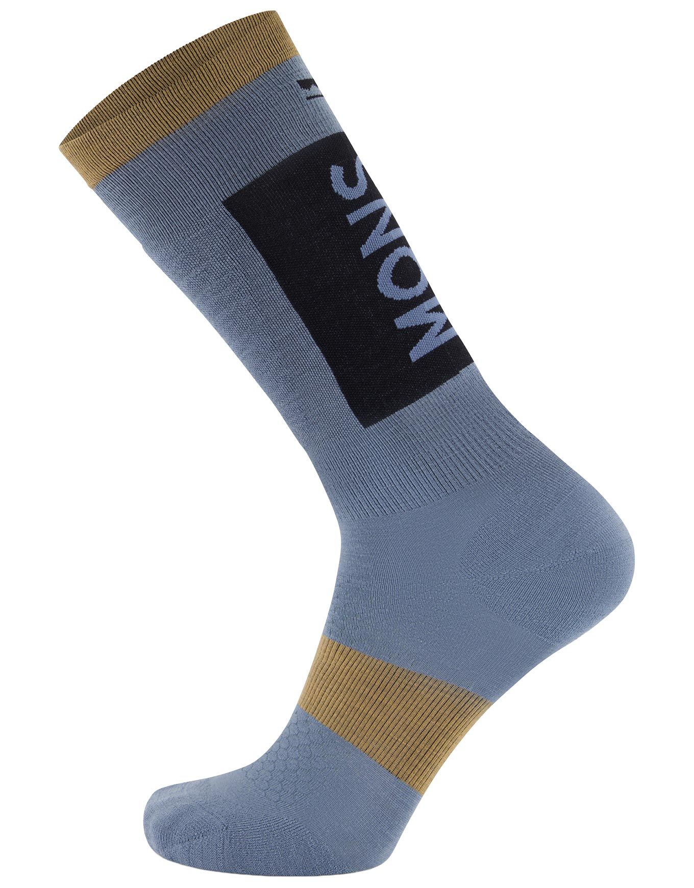 Mons Royale Atlas Merino Snow Sock Goblin Blue Skisocken : Snowleader