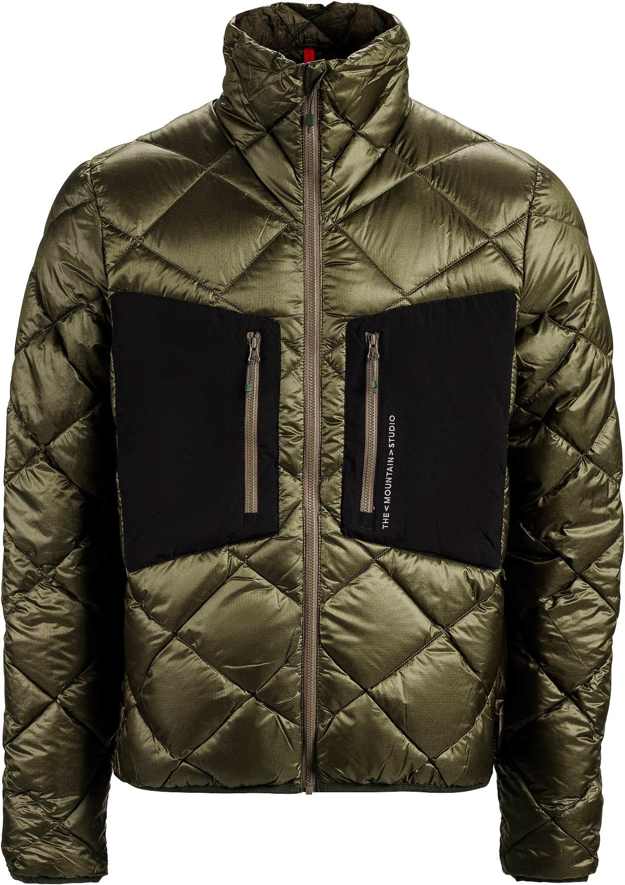 The Mountain Studio Pertex Techno Down Jacket Forest Green Skijacken ...