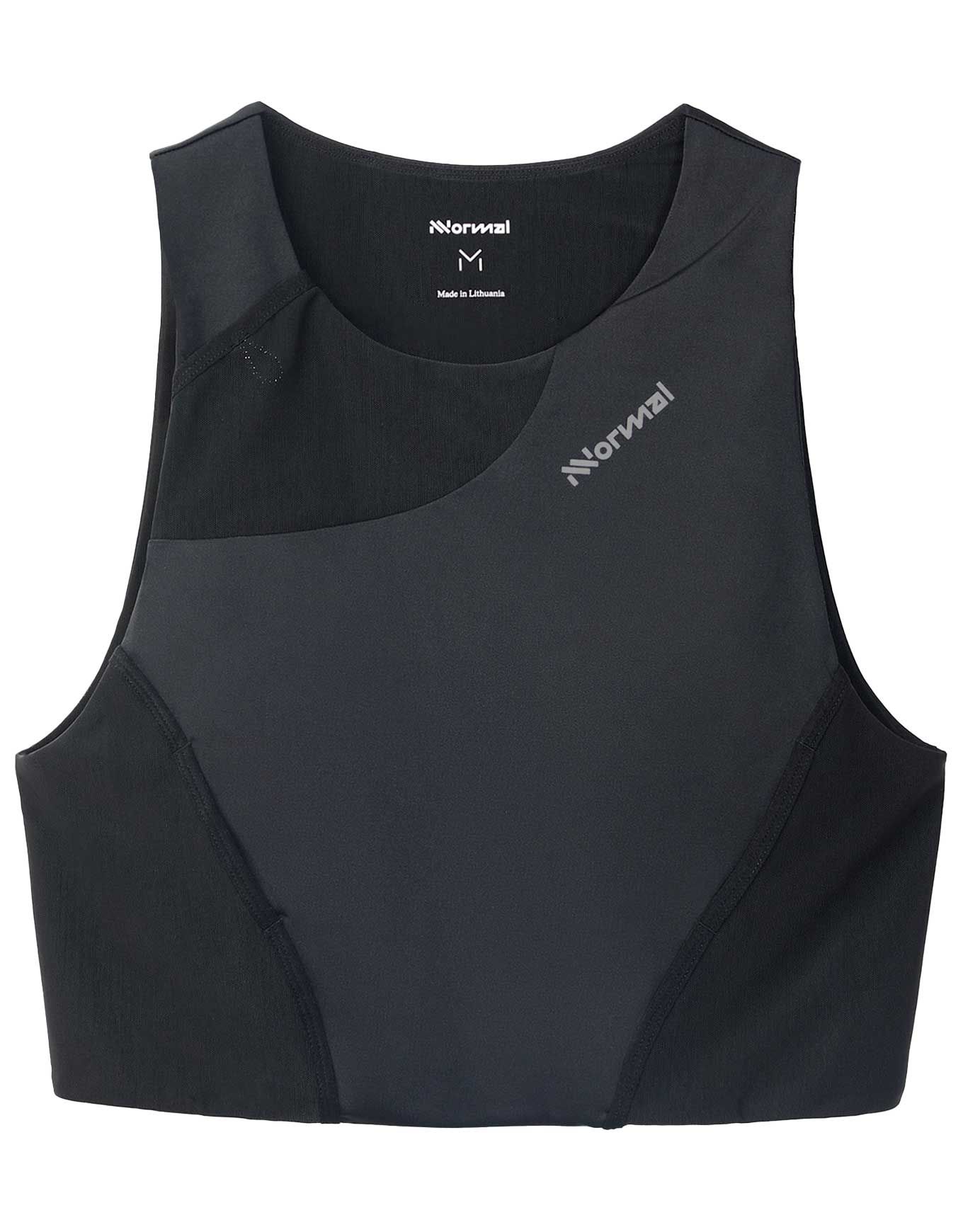 Nnormal Trail Cropped Top W Black Women's trail running T-shirts ...