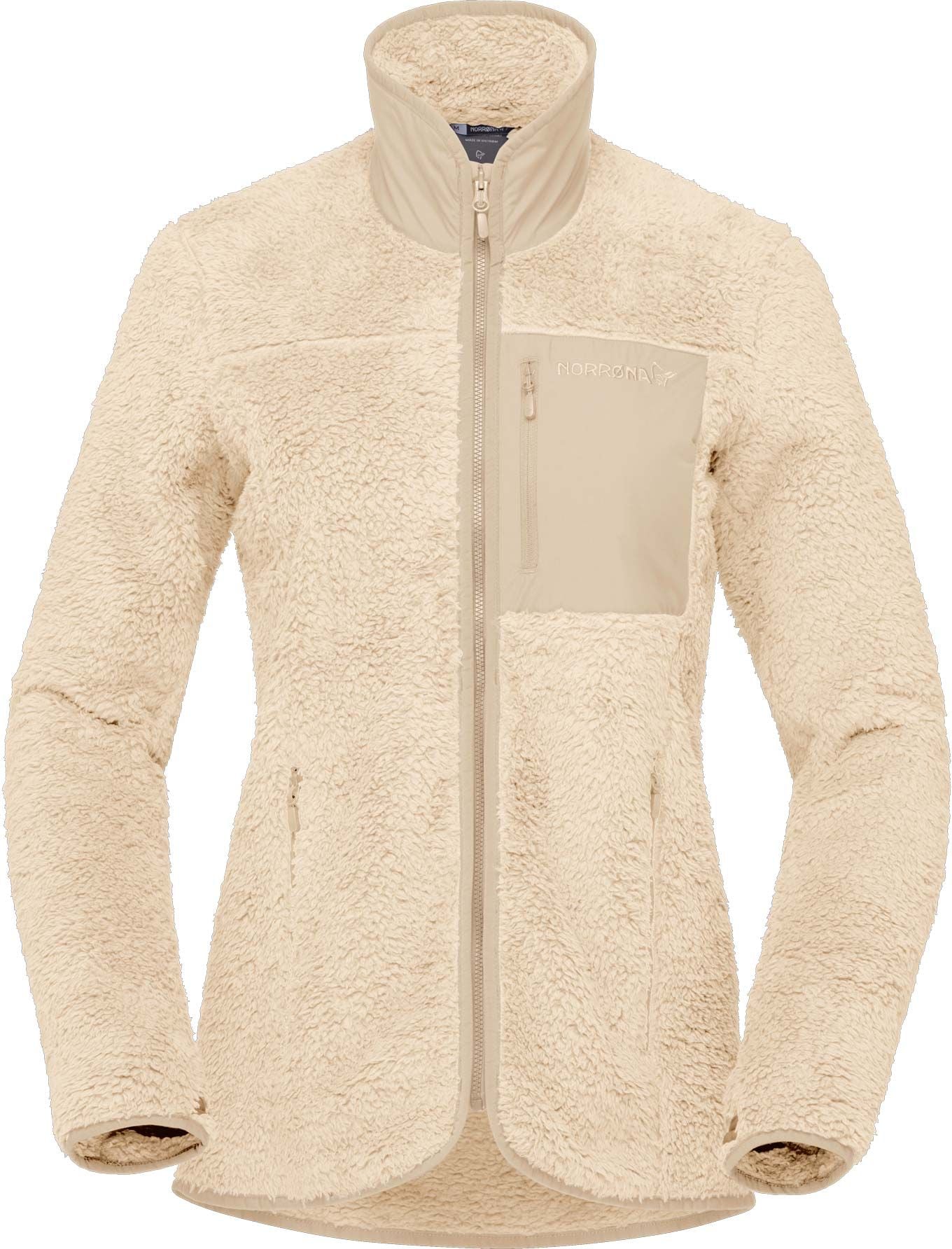 Norrona Femund Warm3 Jacket W Oatmeal Wander-Fleecejacken Damen ...