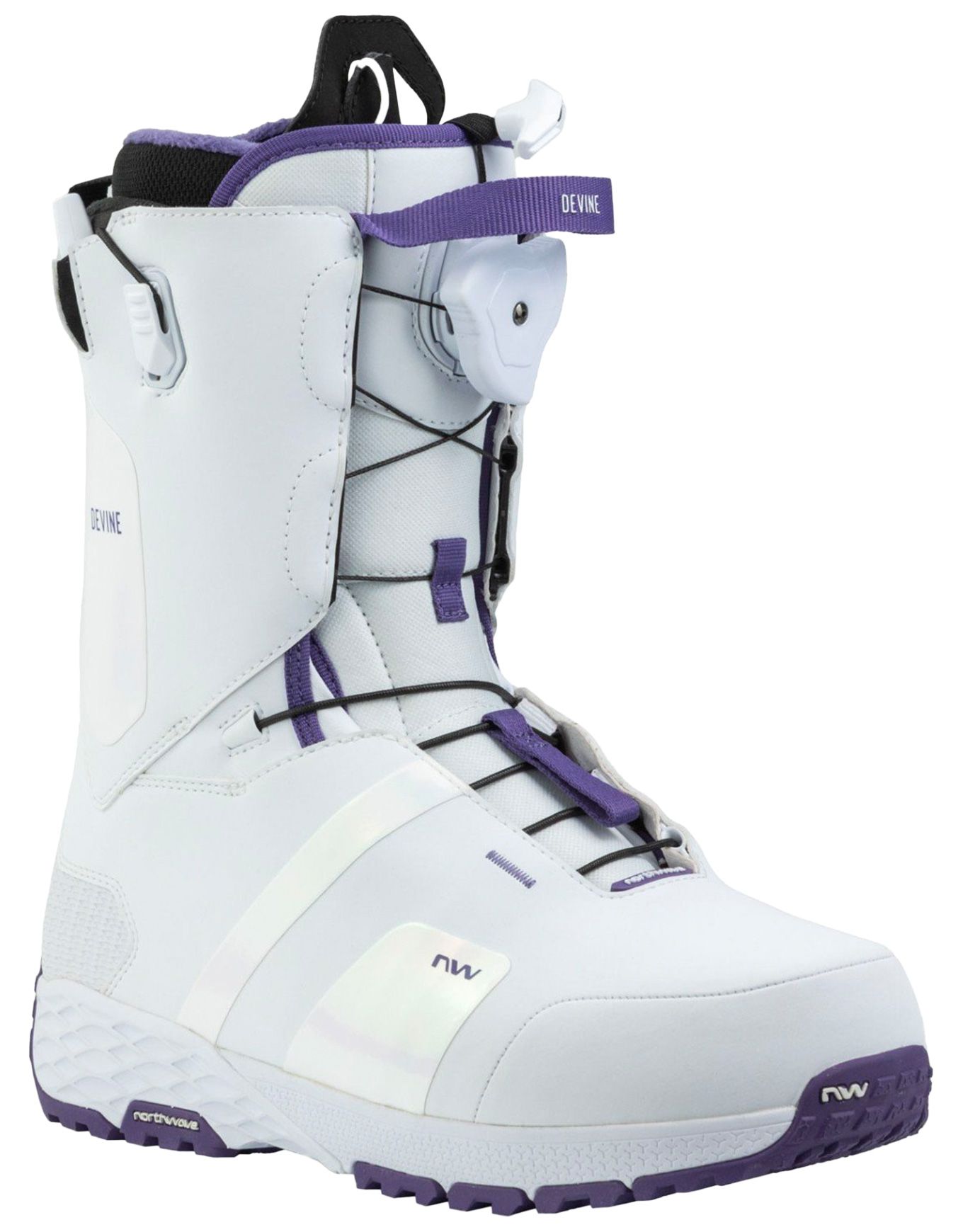 Northwave Devine Hybrid White Dames snowboardschoenen : Snowleader