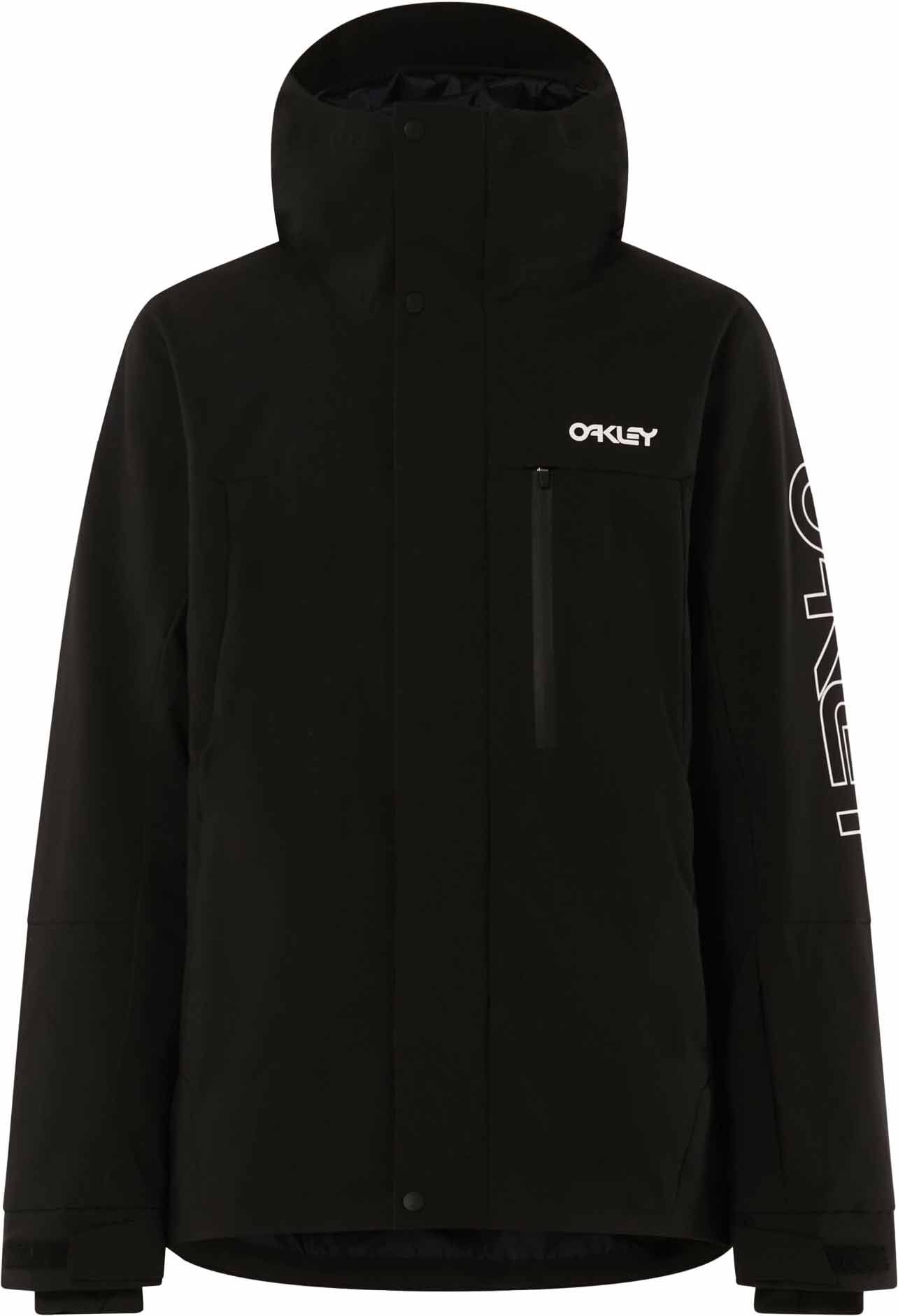 Oakley TNP TBT Insulated Jacket Black White Logo Skijacken : Snowleader