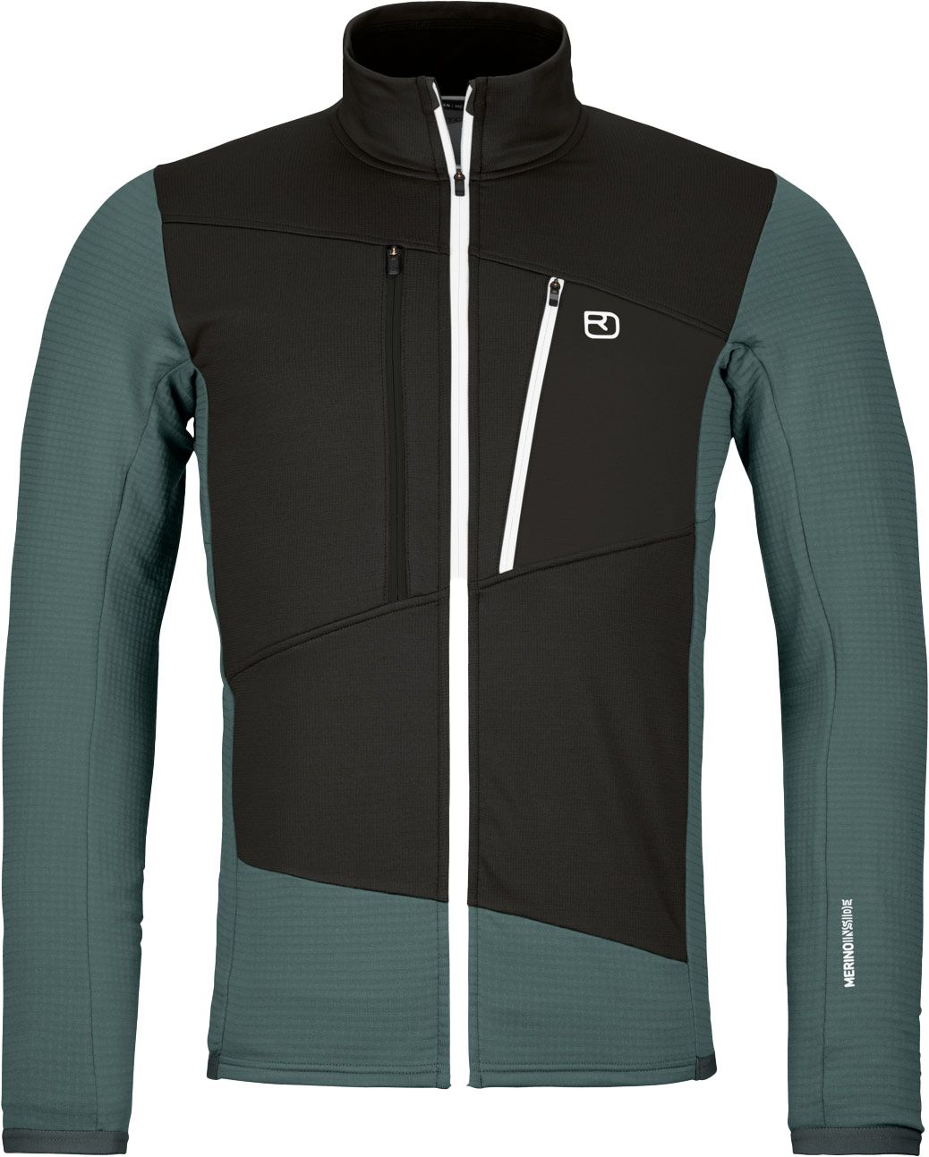 Ortovox Fleece Grid Jacket M Dark Arctic Grey Ski touring fleeces ...