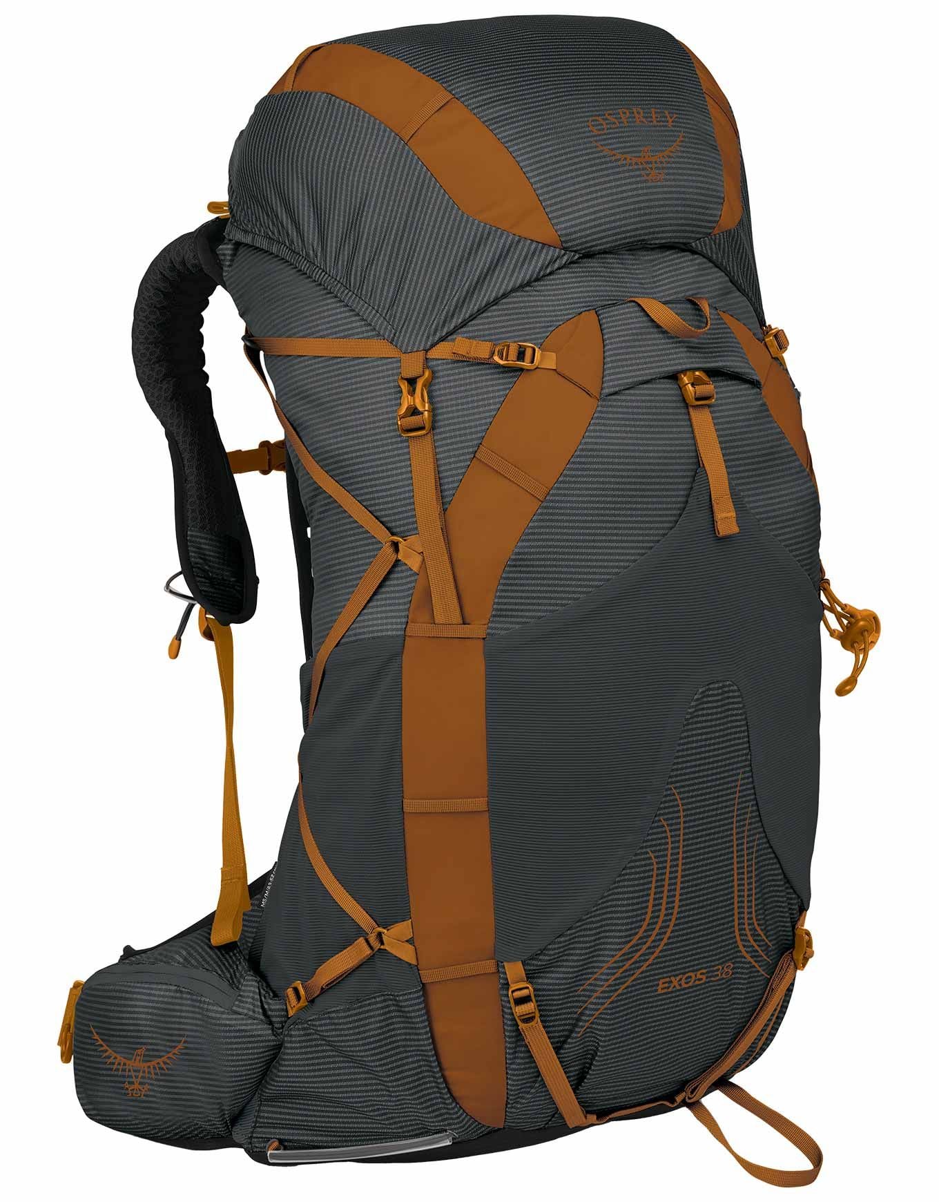 Osprey Exos 38 Dark Charcoal Trekkingrucksäcke : Snowleader