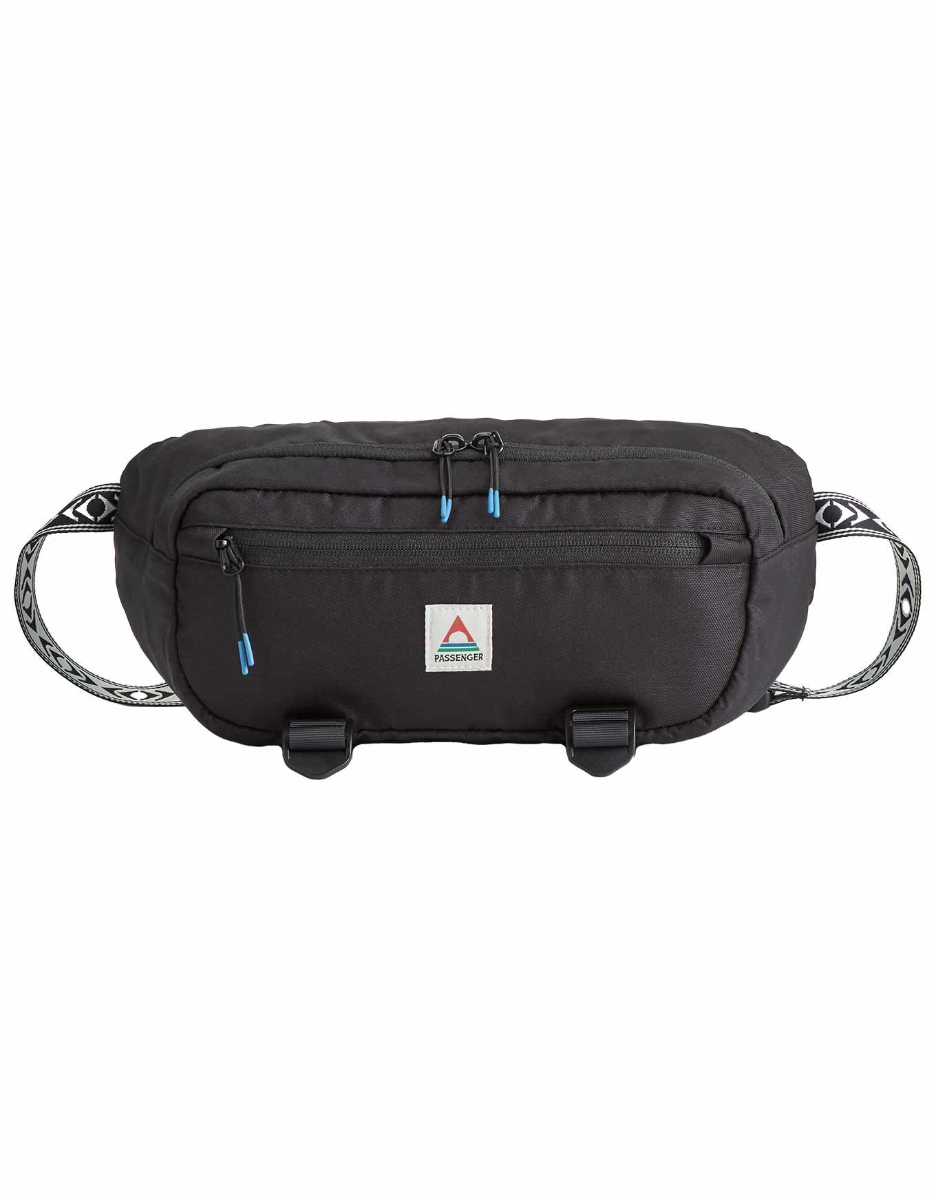 Passenger Boondocker Recycled Hip Pack Black Shoulder Bags : Snowleader