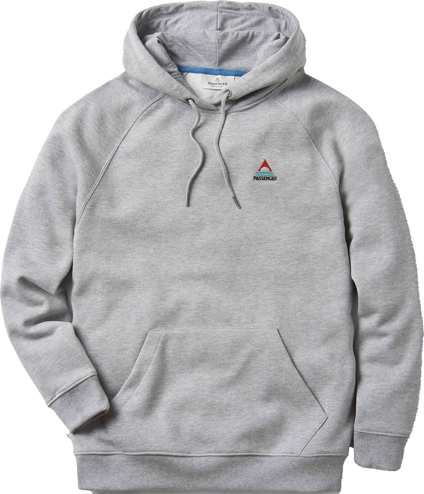 Passenger Vita Organic Cotton Hoodie Grey Marl Sweatshirts : Snowleader