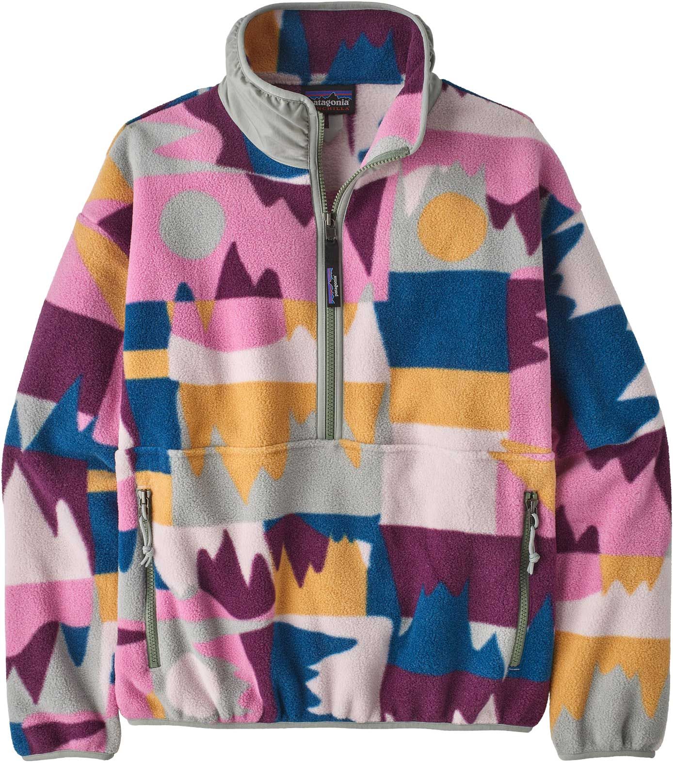 Patagonia W's Synch Marsupial Frontera Marble Pink Sweatshirts und ...