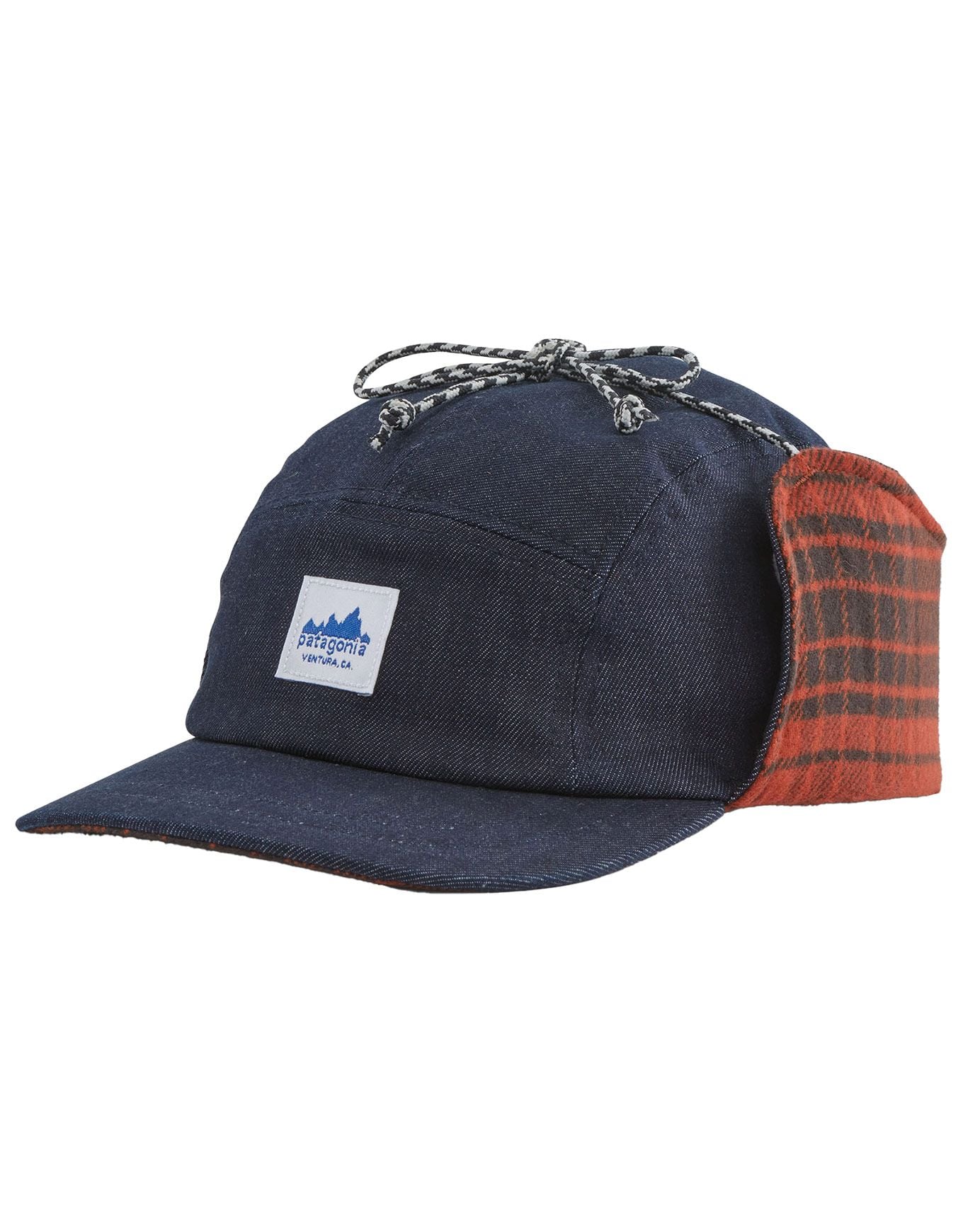 Patagonia Range Earflap Cap Cascade Burnished Red Caps : Snowleader