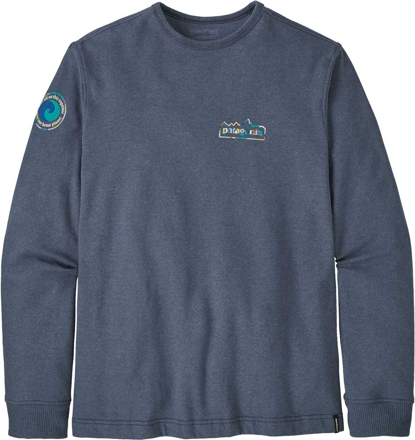 Patagonia M's LW Unity Fitz Wildrise Crew New Navy Sweatshirts : Snowleader