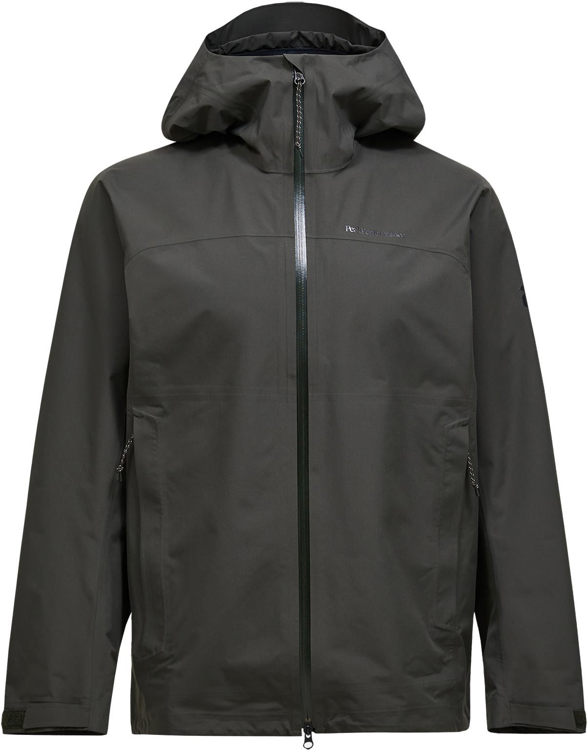 Peak Performance M Treeline 2.5L Shell Jacket Olive Extreme Walking ...