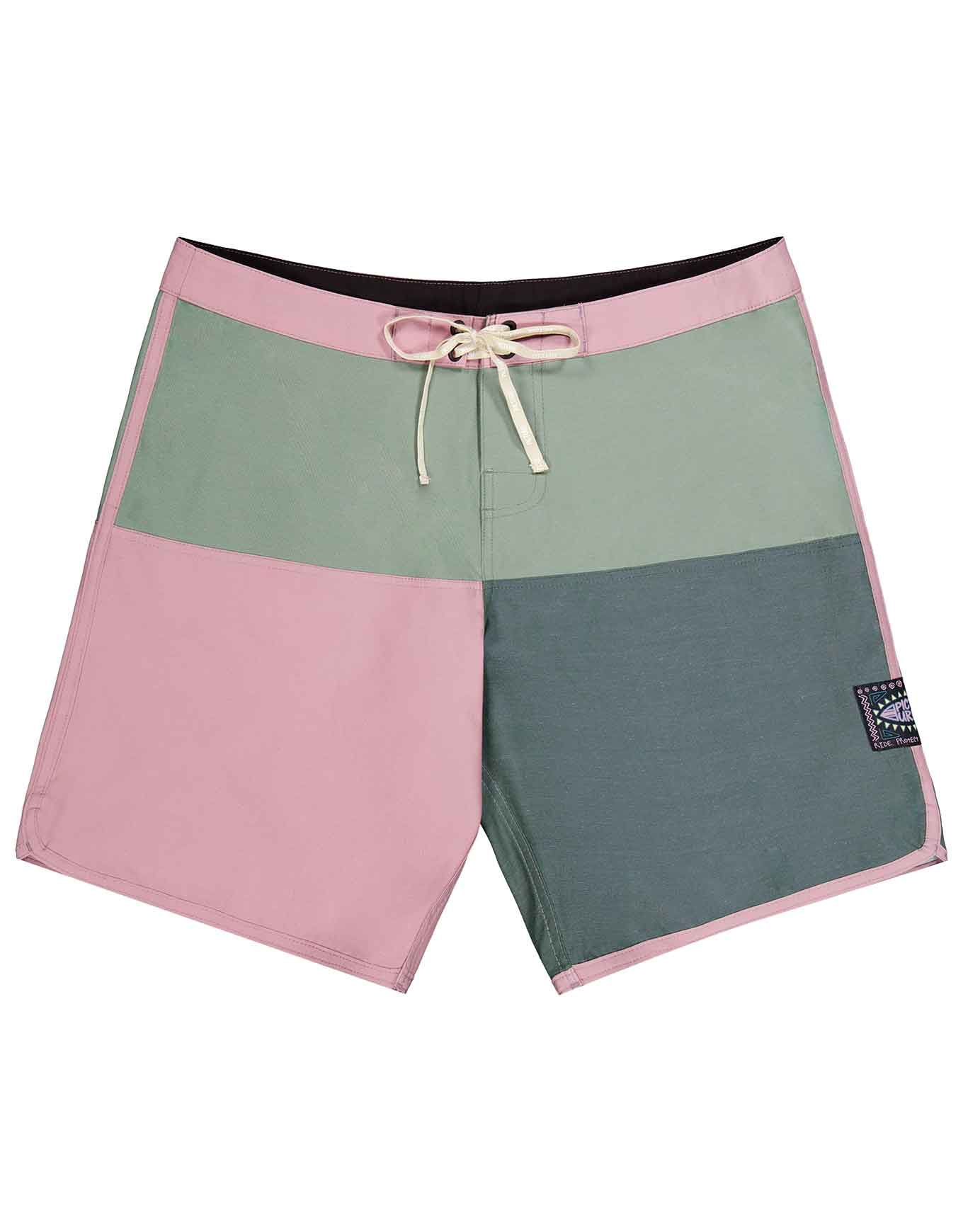 Picture Organic Clothing Andy Heritage Solid 17 Boardshort Green Spray ...