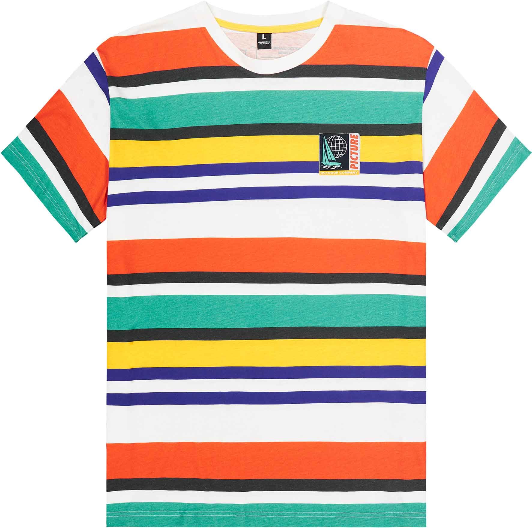 Picture Organic Clothing Slab Tee Marina Print T-Shirts : Snowleader