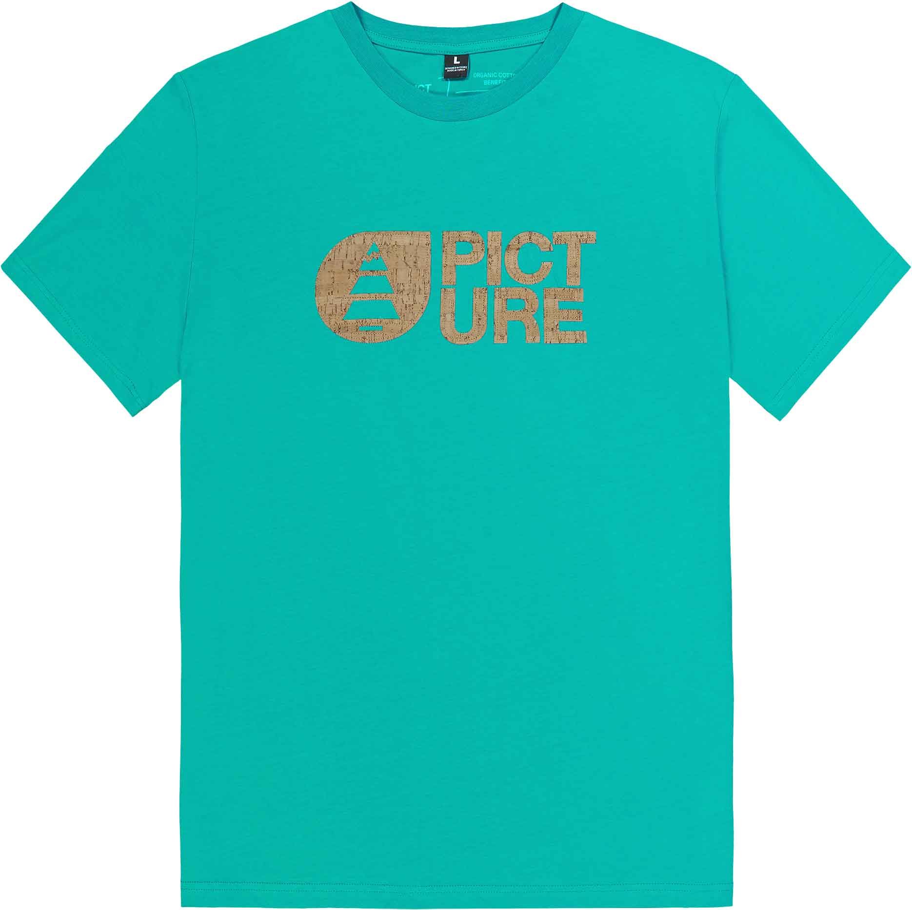 Picture Organic Clothing Basement Cork Tee Spectra Green T-Shirts ...