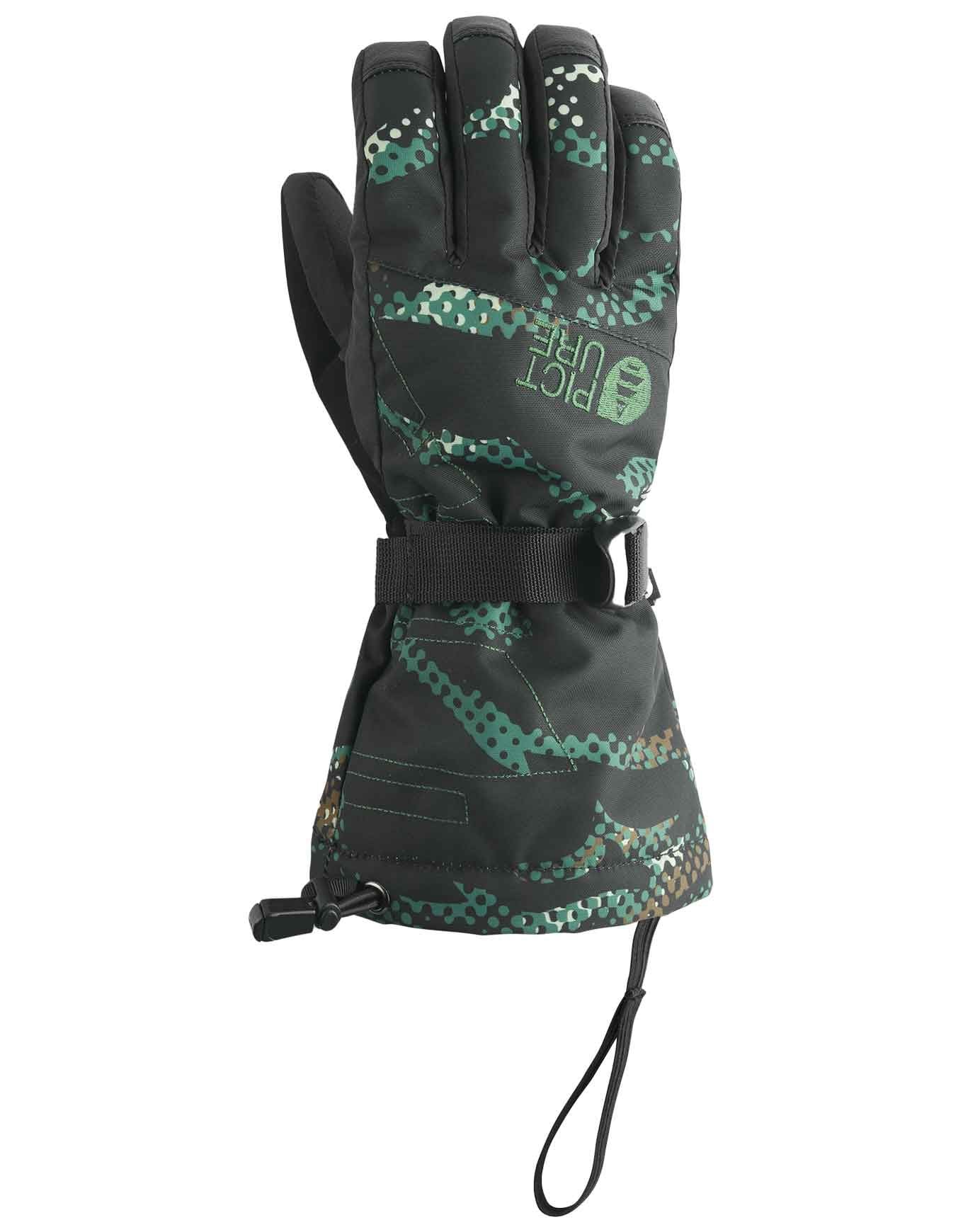 Picture Organic Clothing Graby Gloves Forest Shadow Print Kinder Ski ...