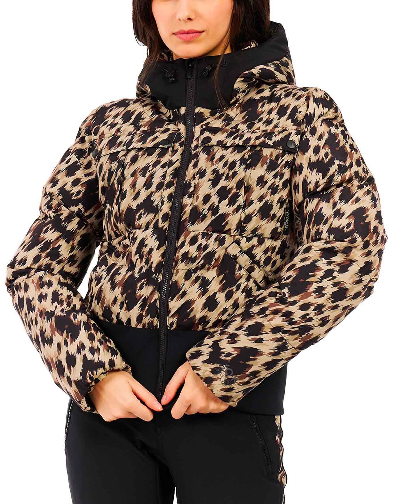 Protest Prtjetta Snowjacket Bamboo Beige Skijacken Damen : Snowleader