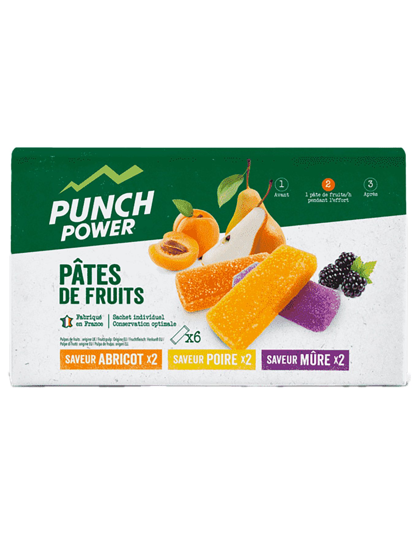 Punch Power Pâtes De Fruits Multipack Boites De 6 Pâtes De Fruits Barer ...