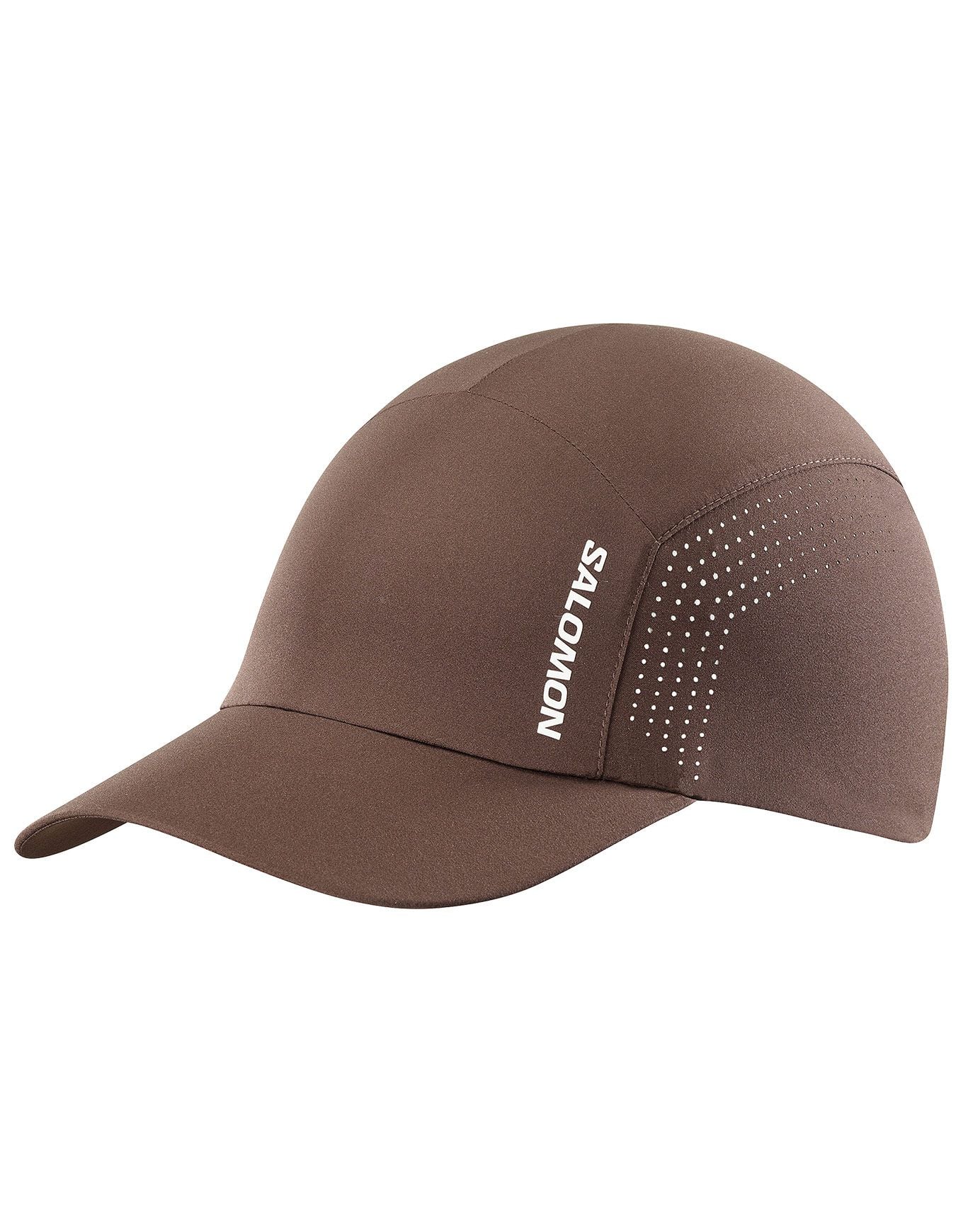 Salomon Shakeout Cap Coffee Bean Trail running caps & headbands ...