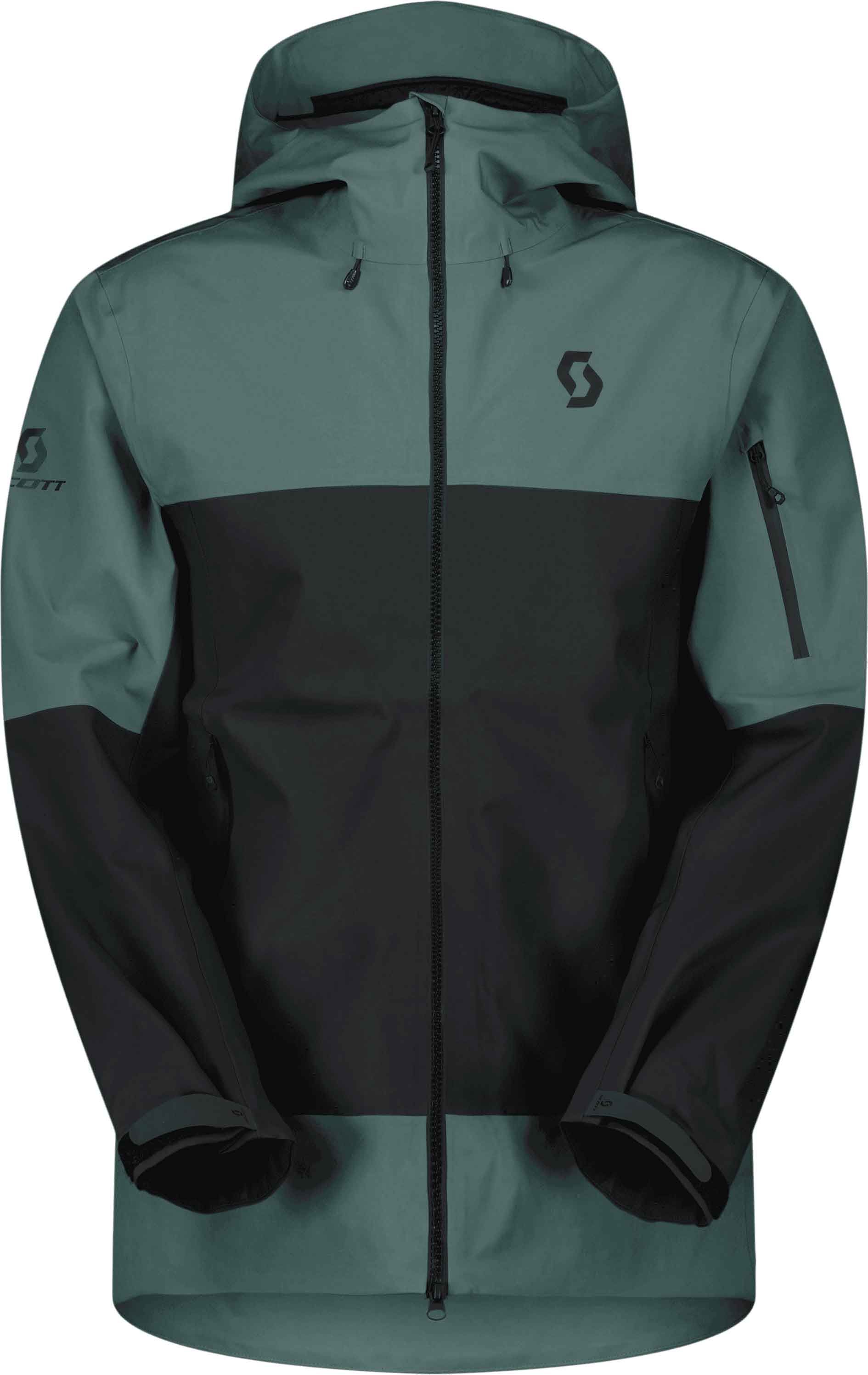 Scott Explorair 3L Jacket M Frozen Blue Black Ski touring jackets ...