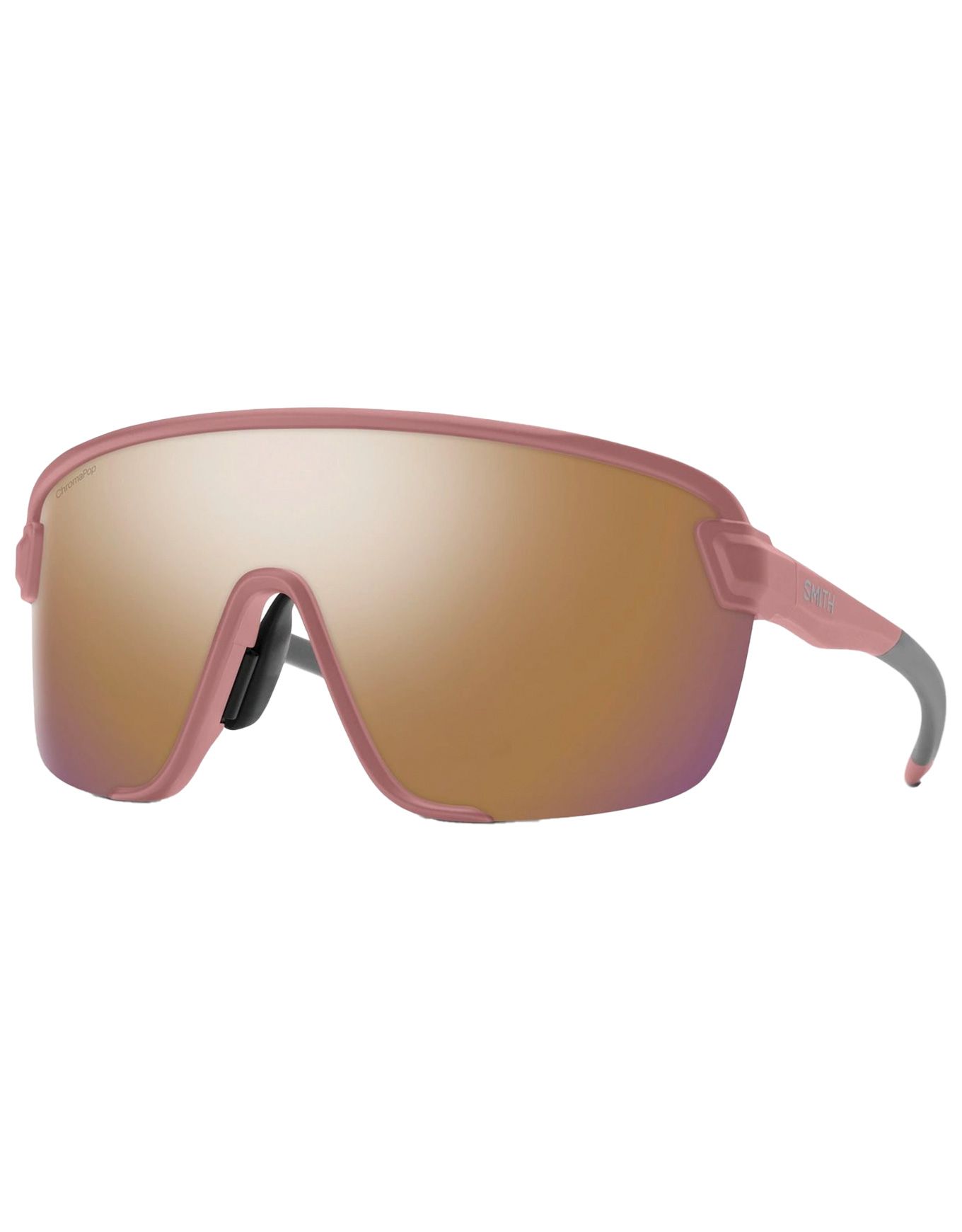 Smith Bobcat Matte Chalk Rose ChromaPop Rose Gold Mirror Zonnebrillen ...