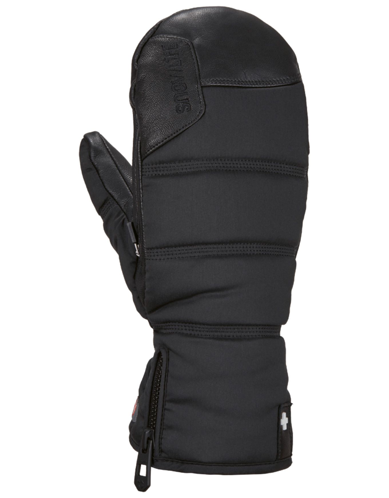 Snowlife Lady Super Soft Heated Mitten Black Gants de ski femme ...