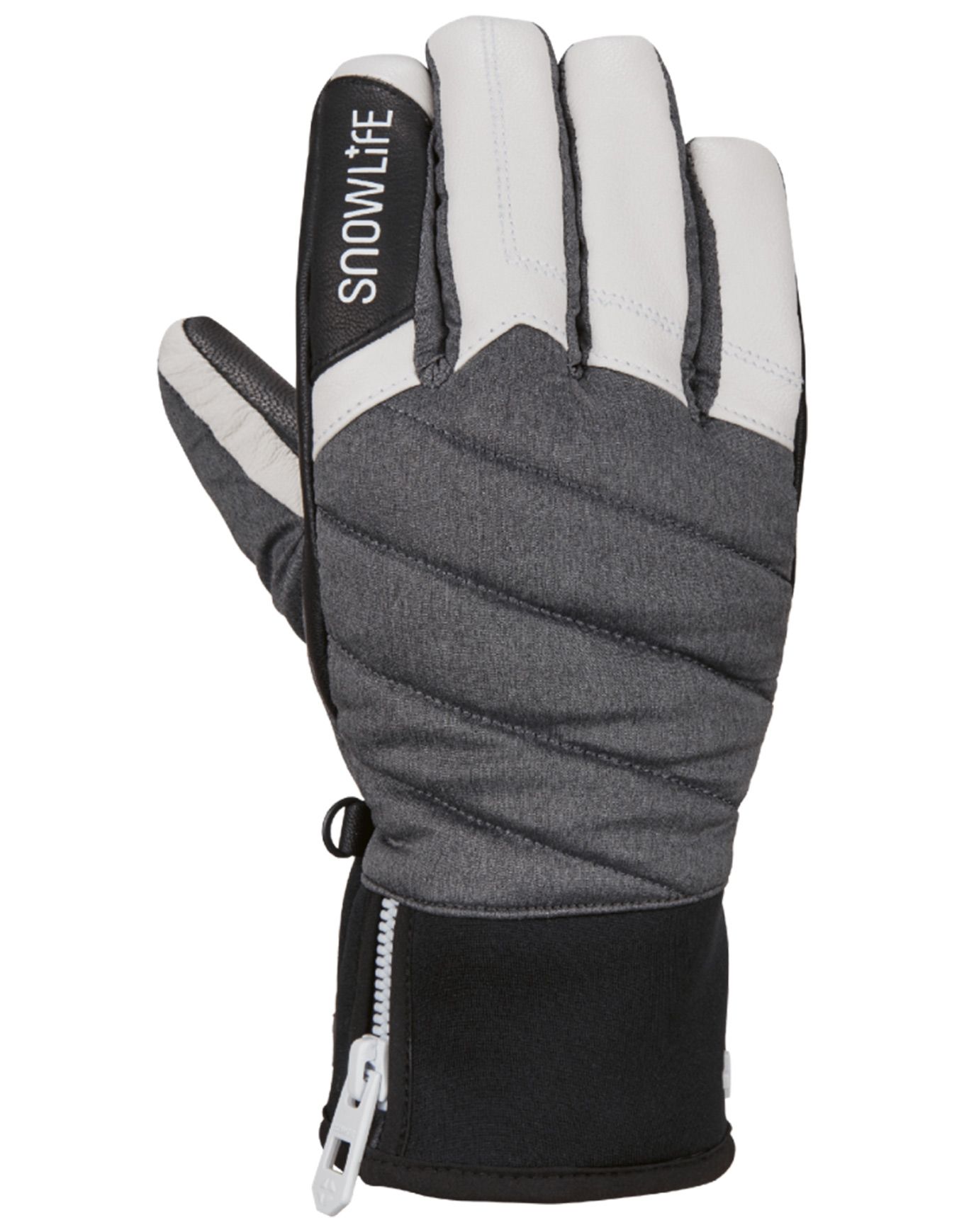 Snowlife Unity DT Glove Grey/White/Black Ski gloves : Snowleader