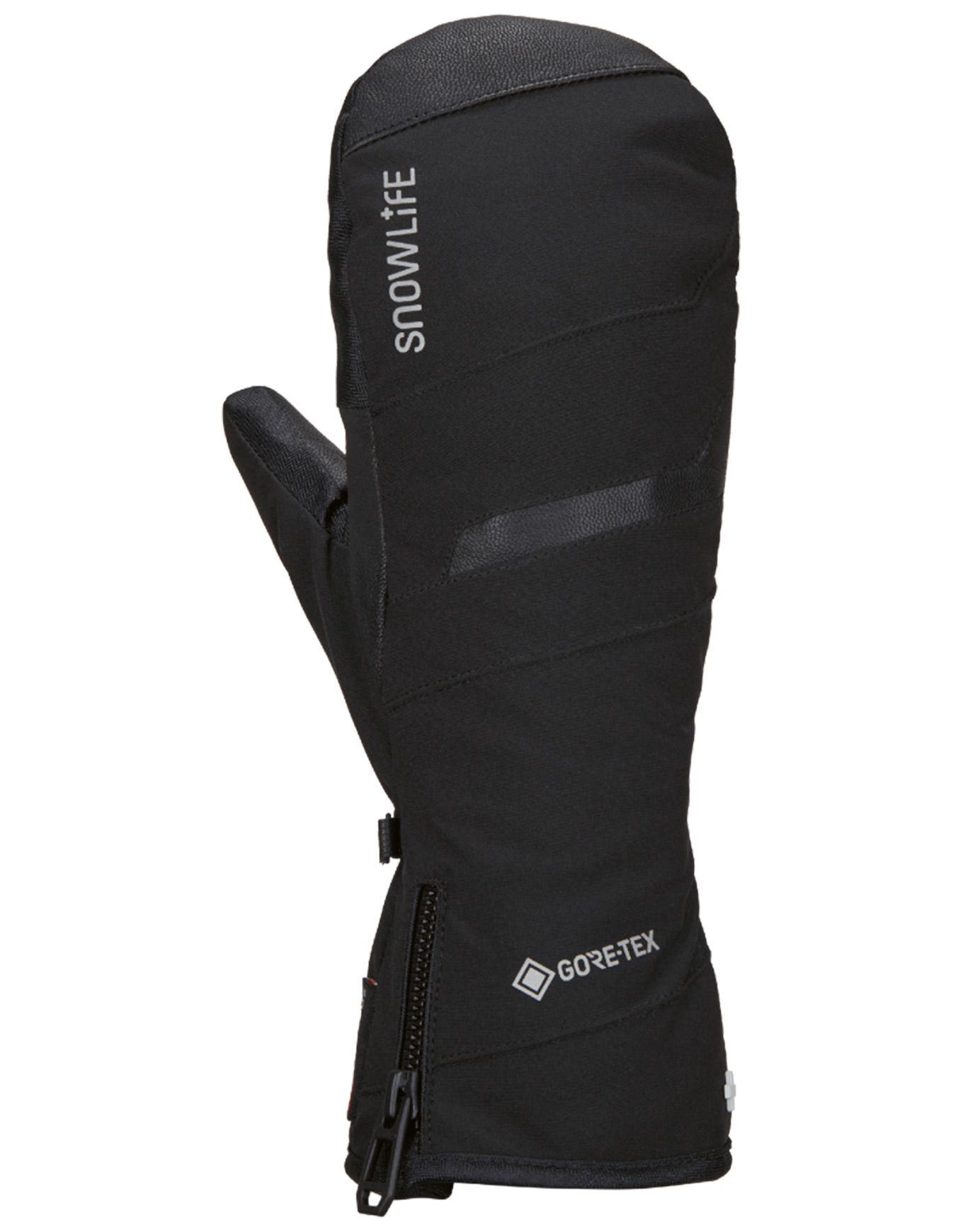 Snowlife Super GTX Primaloft Mitten Black Ski gloves : Snowleader