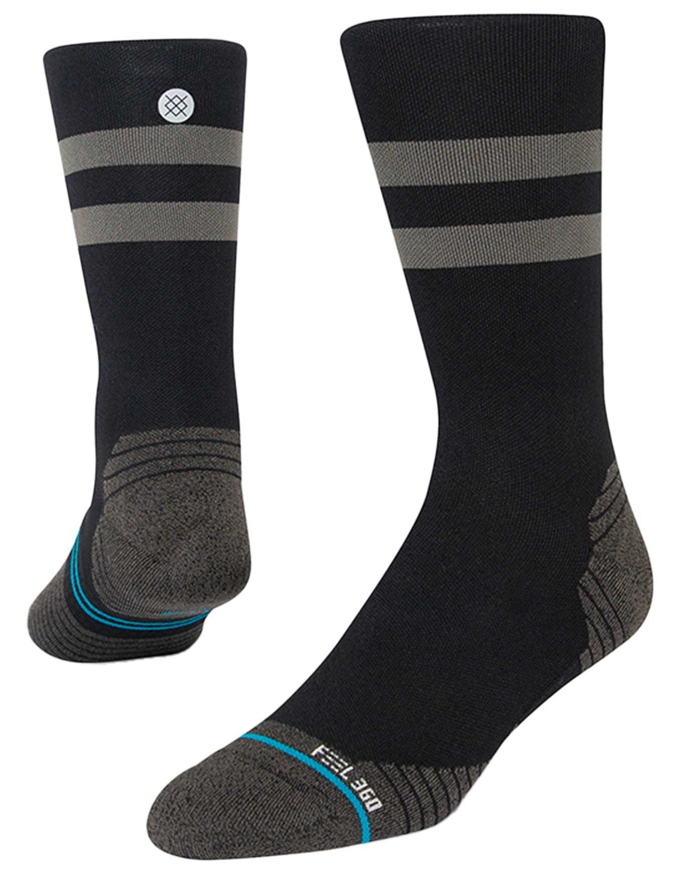 Stance Franchise Ul Crew Black Trail running socks : Snowleader