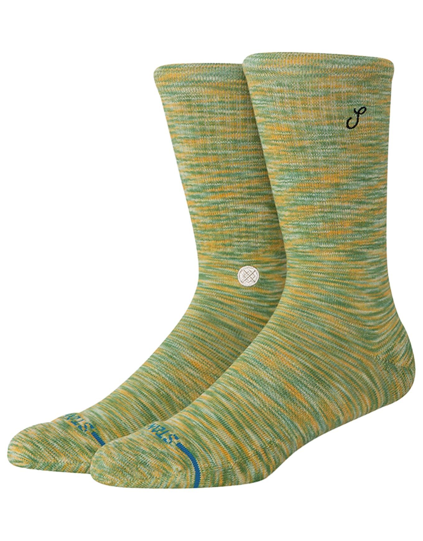Stance Interstellar Crew Orange Socks : Snowleader
