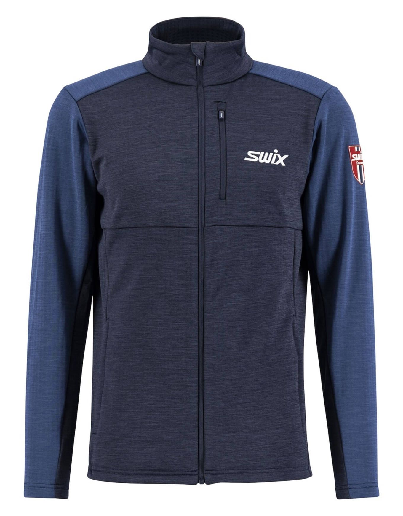 Swix Swix Infinity Midlayer Jacket Men Lake Blue Cross-country ski ...