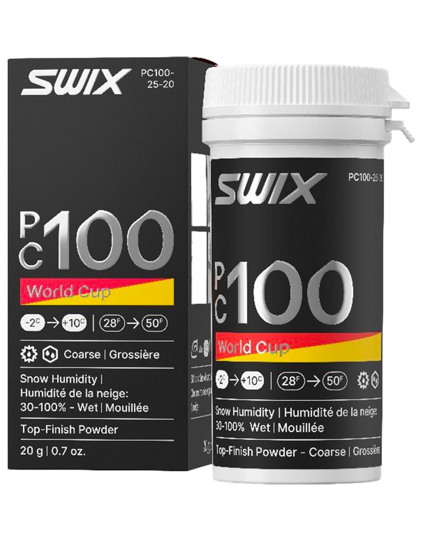Swix Pc100 Wc Powder Coarse Wet 20G Wachsen : Snowleader