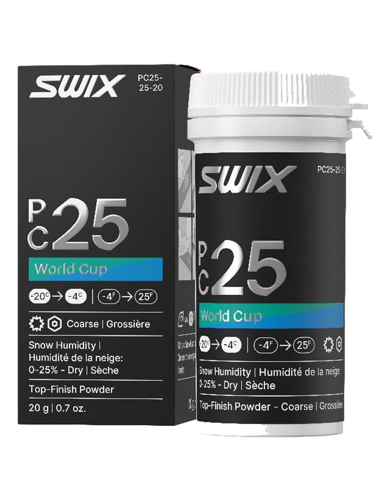 Swix Pf25 Wc Powder Fine Dry 20G Waxes : Snowleader