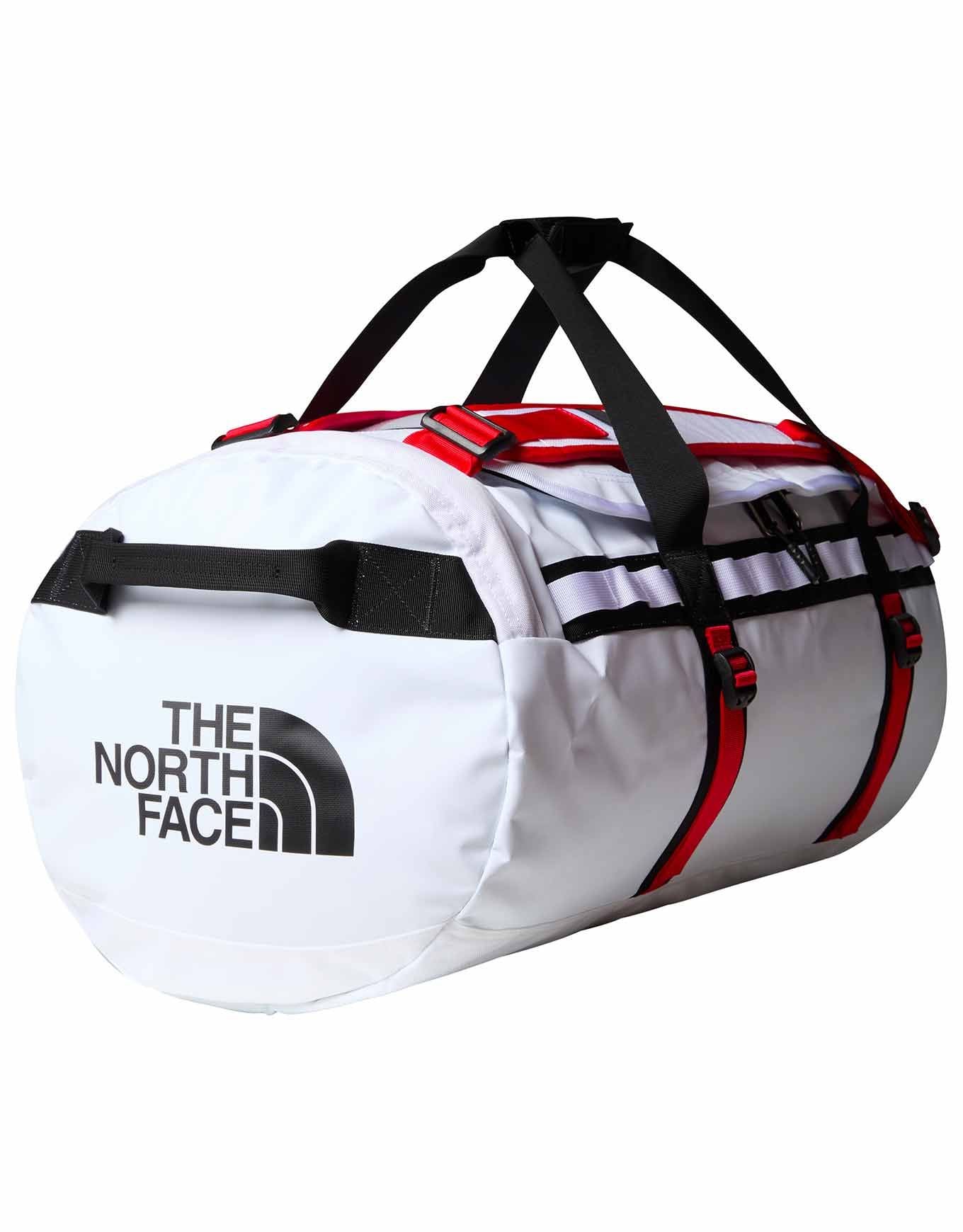 The North Face Base Camp Duffel M TNF White TNF Black Elevation Red ...