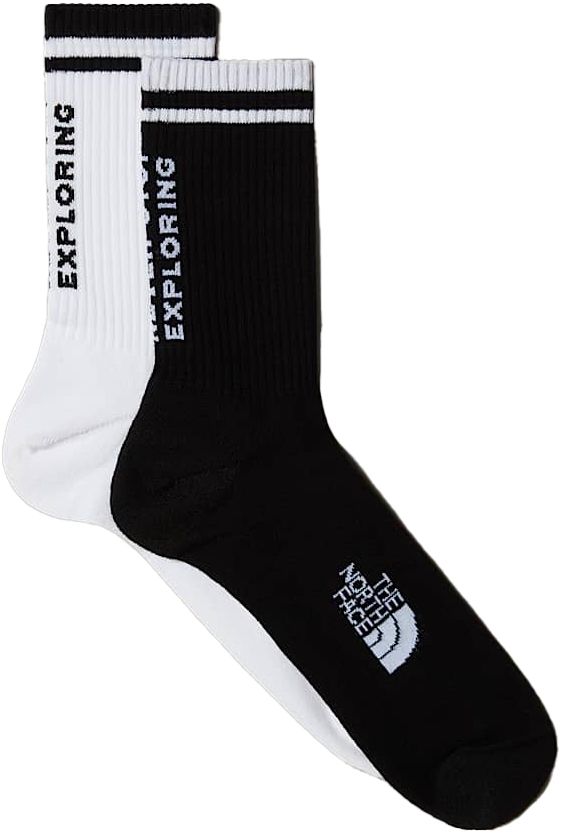 The North Face Everyday Crew Socks NSE 2P TNF Black TNF White ...