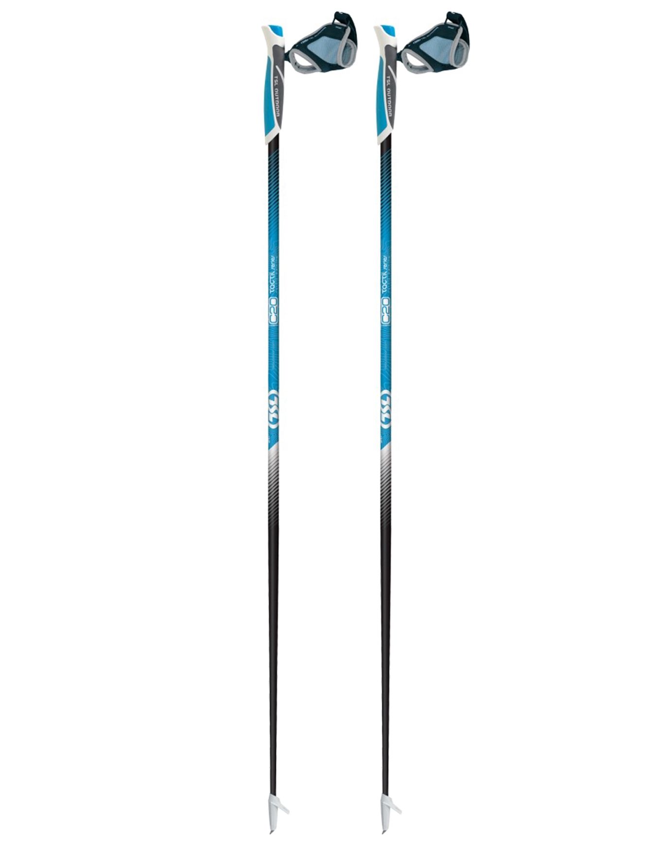 TSL Outdoor Tactil C20 Slim Blue Spk Nordic Walking Poles : Snowleader